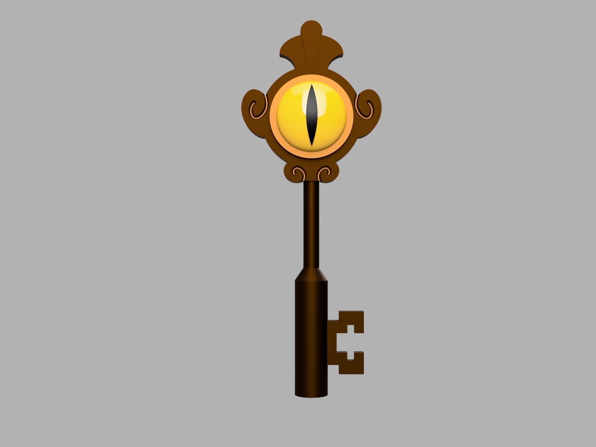 The Owl House Portal Key Necklace Cosplay 3D model 3D printable | CGTrader