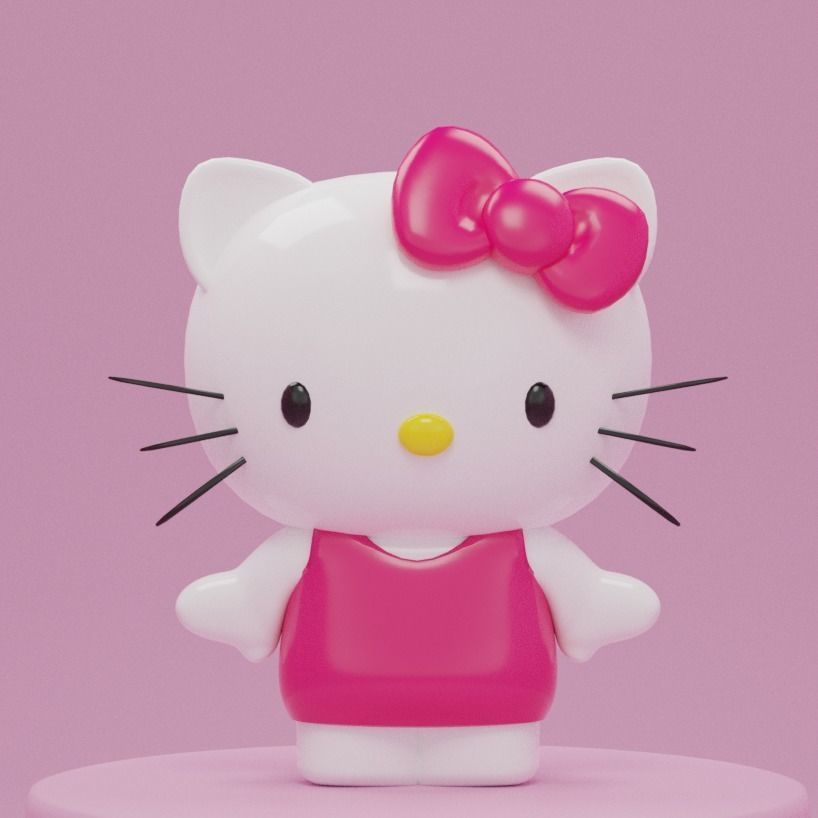Hello Kitty 3D model | CGTrader