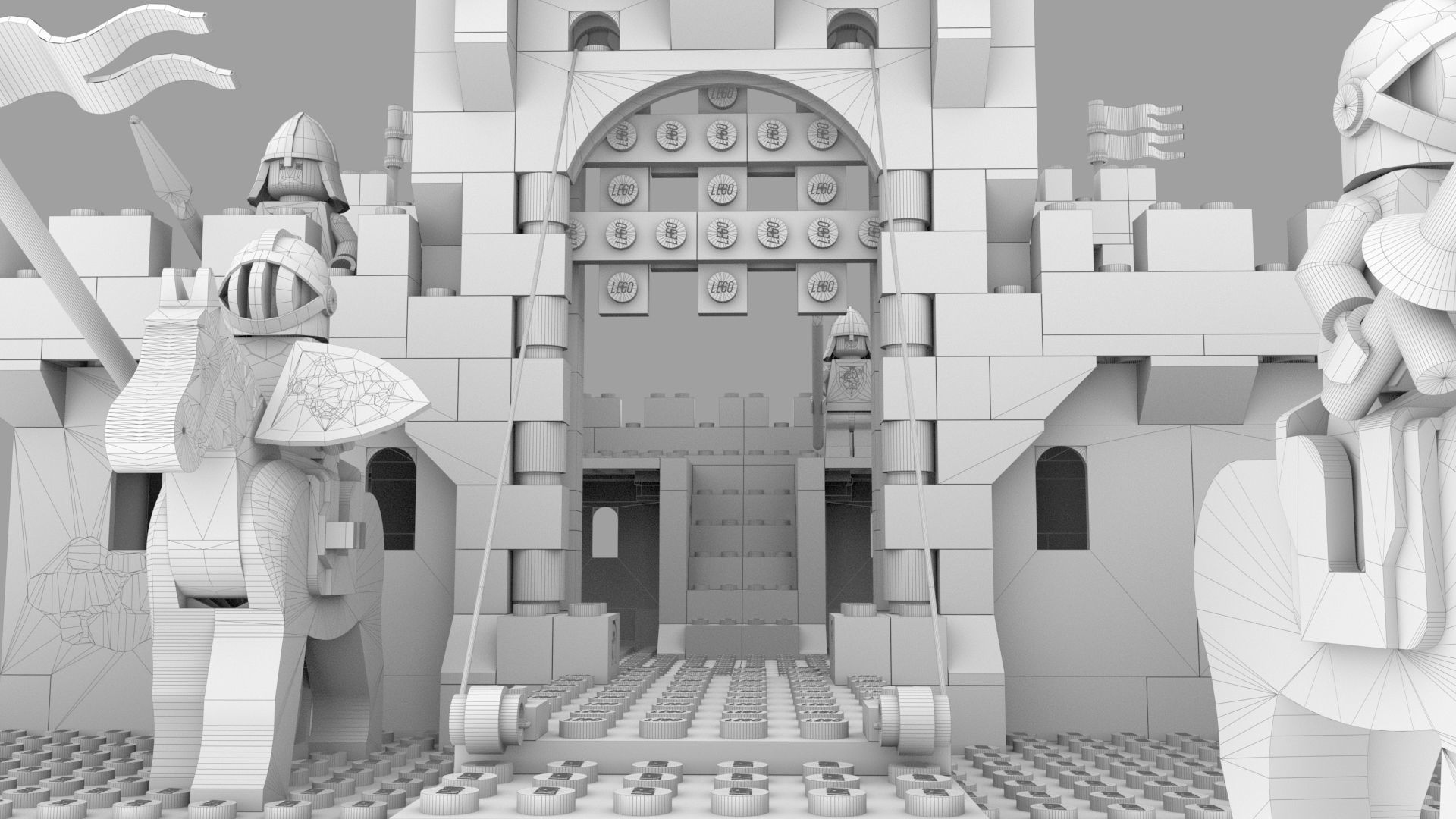Lego Kings Castle 3D model | CGTrader