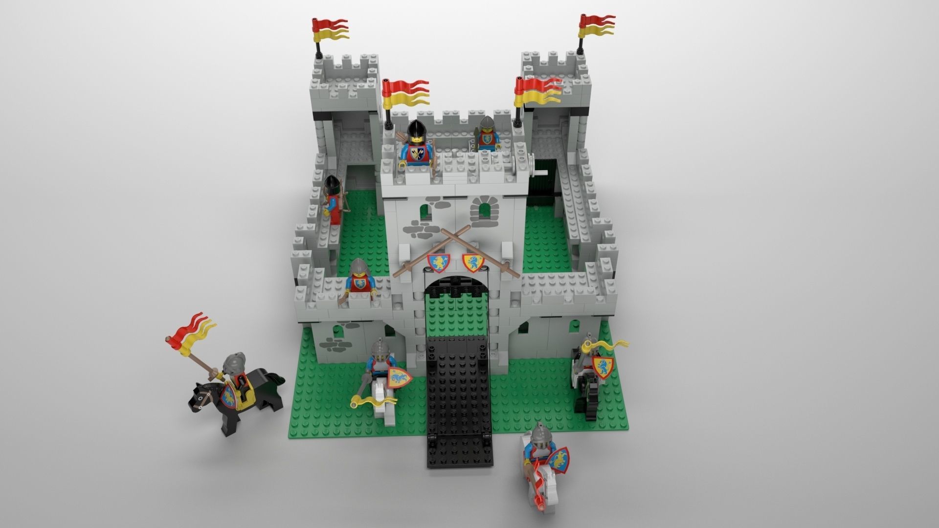 Lego Kings Castle 3D model | CGTrader