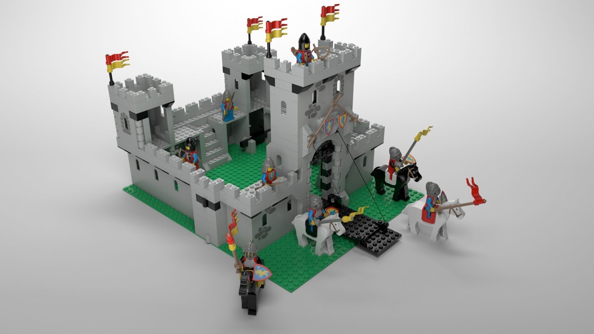 Lego Kings Castle 3D model | CGTrader