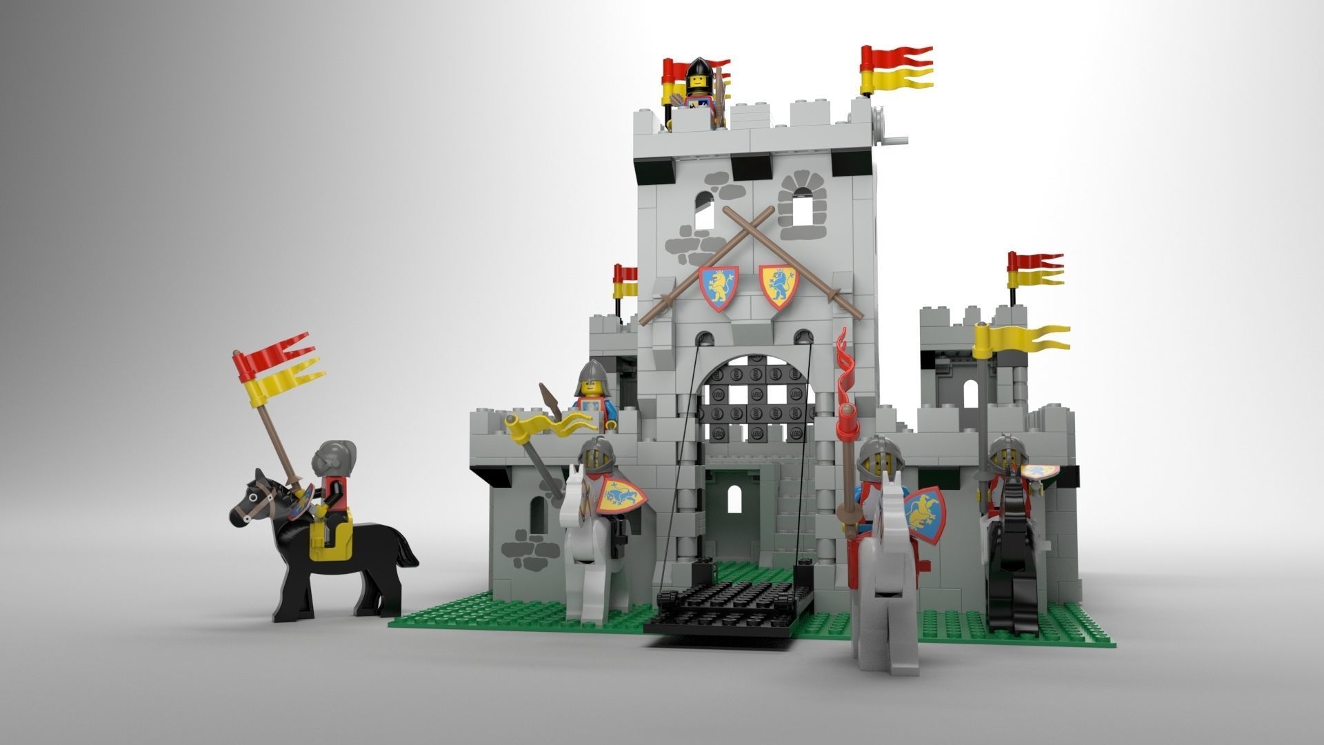 Lego Kings Castle 3D model | CGTrader