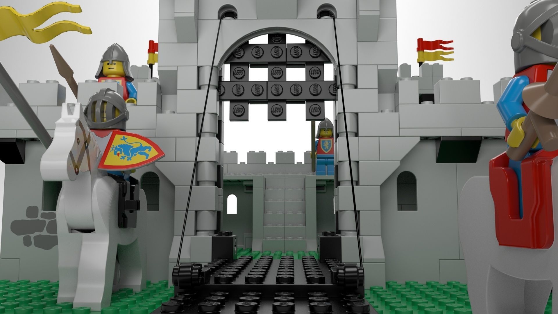 Lego Kings Castle 3D model | CGTrader