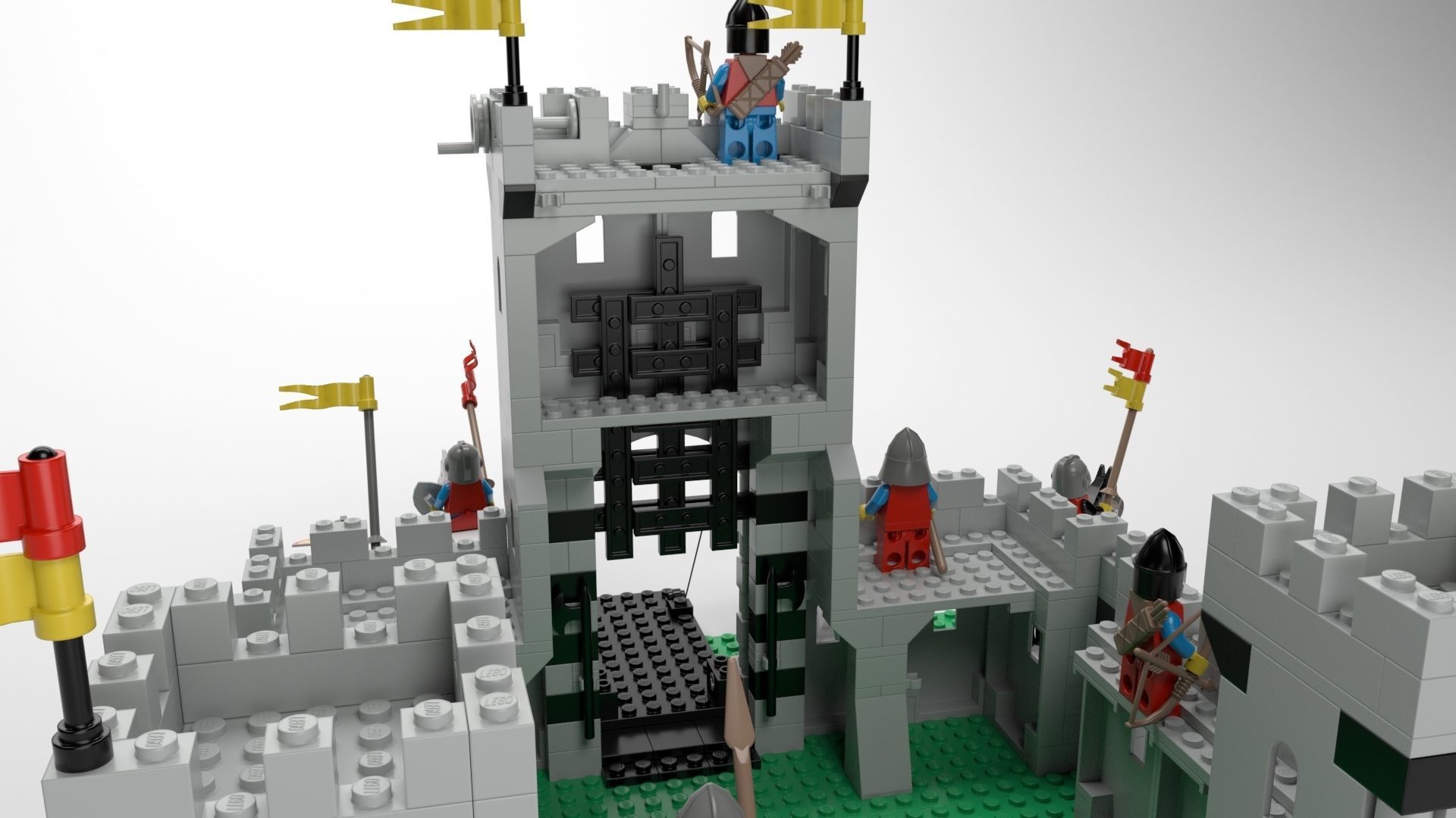 Lego Kings Castle 3D model | CGTrader