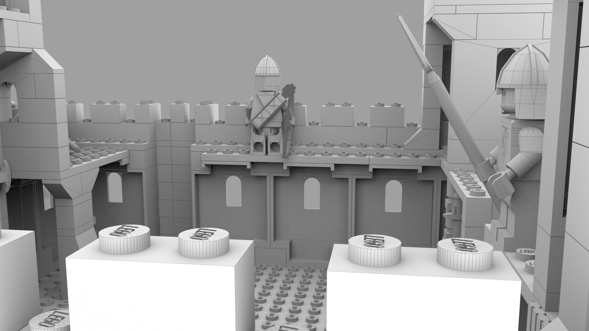 Lego Kings Castle 3D model | CGTrader