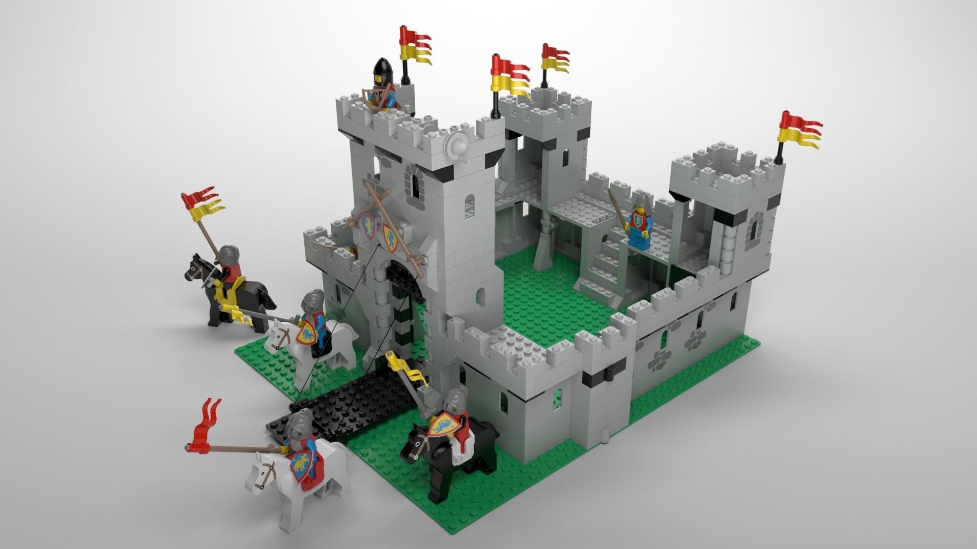 Lego Kings Castle 3D model | CGTrader