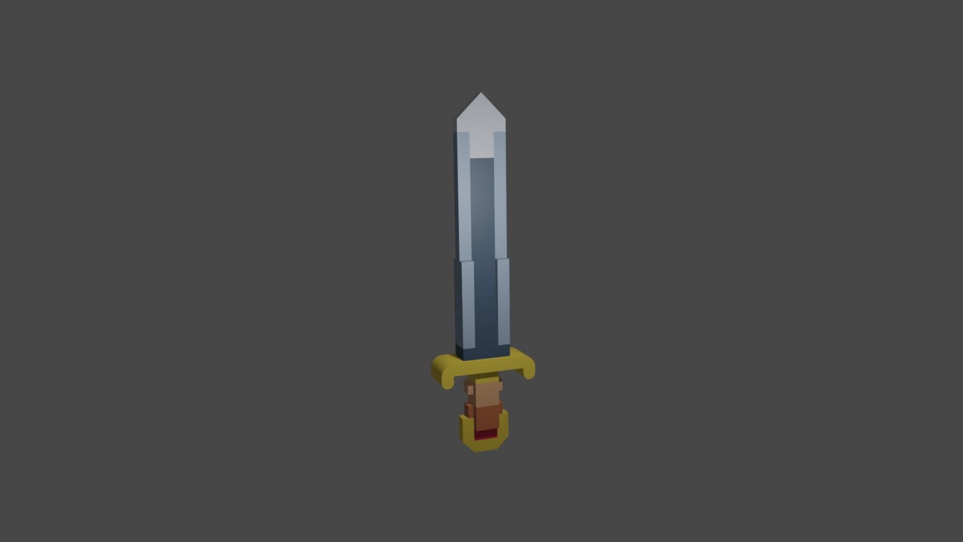 Low Poly Sword A 3D model | CGTrader