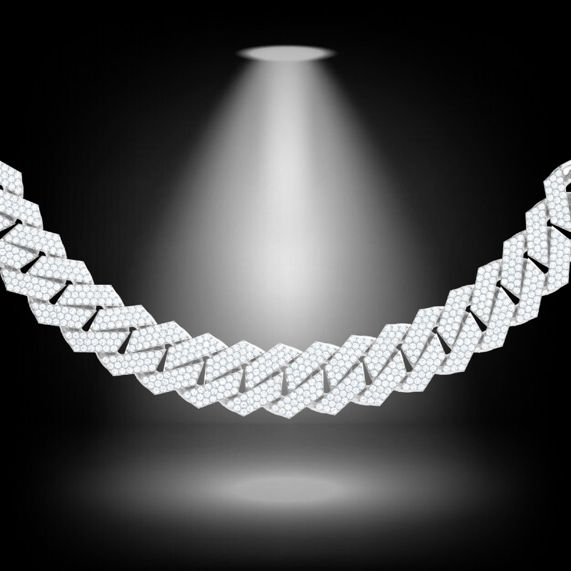 CUBAN CHAIN 3D model 3D printable | CGTrader