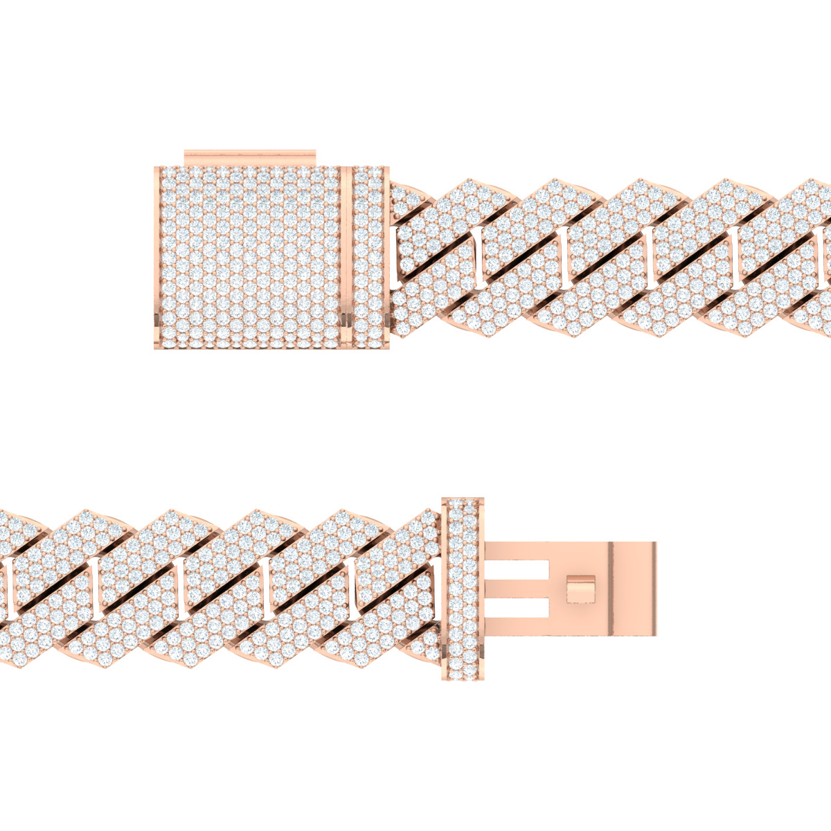 CUBAN CHAIN 3D model 3D printable | CGTrader