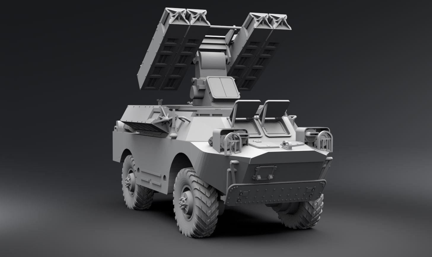 Strela 1 Scale model 3D model 3D printable | CGTrader