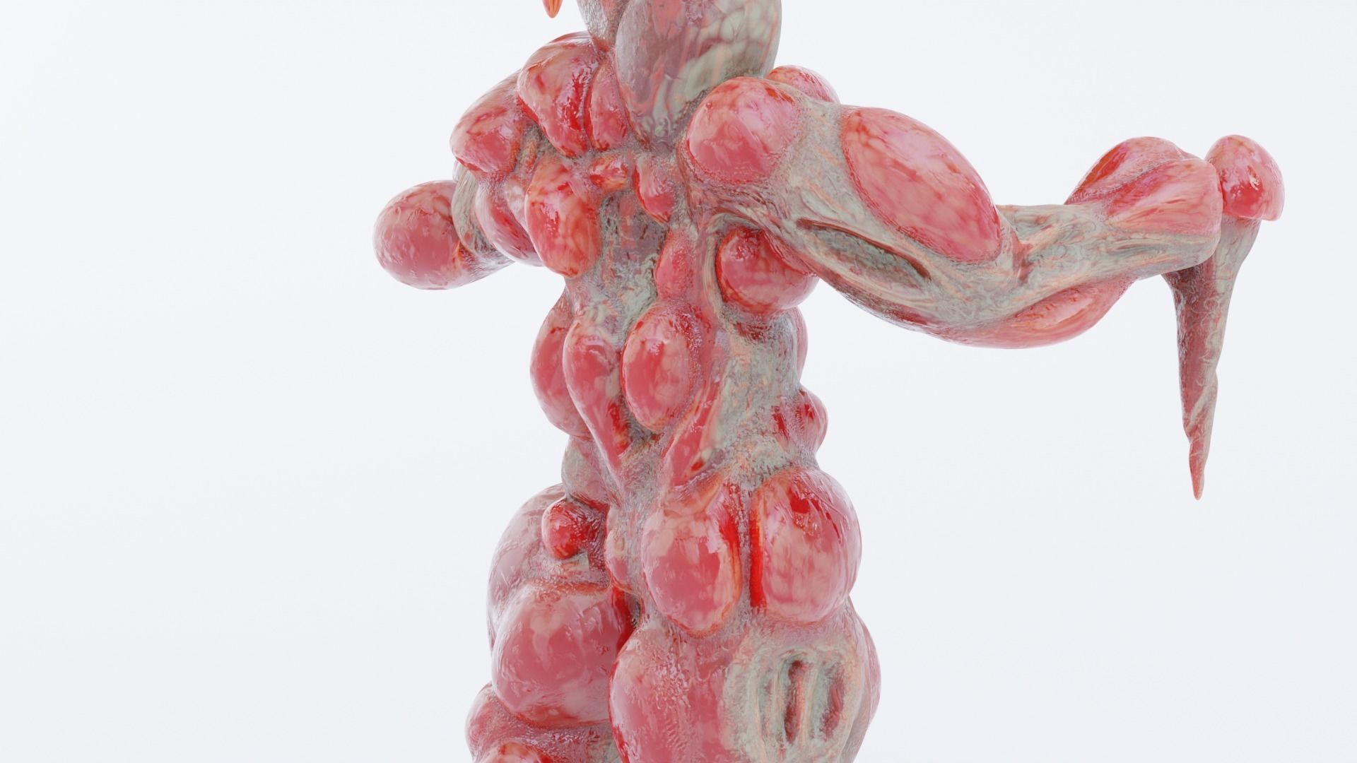 3D model Disgusting Meat Character VR / AR / low-poly | CGTrader