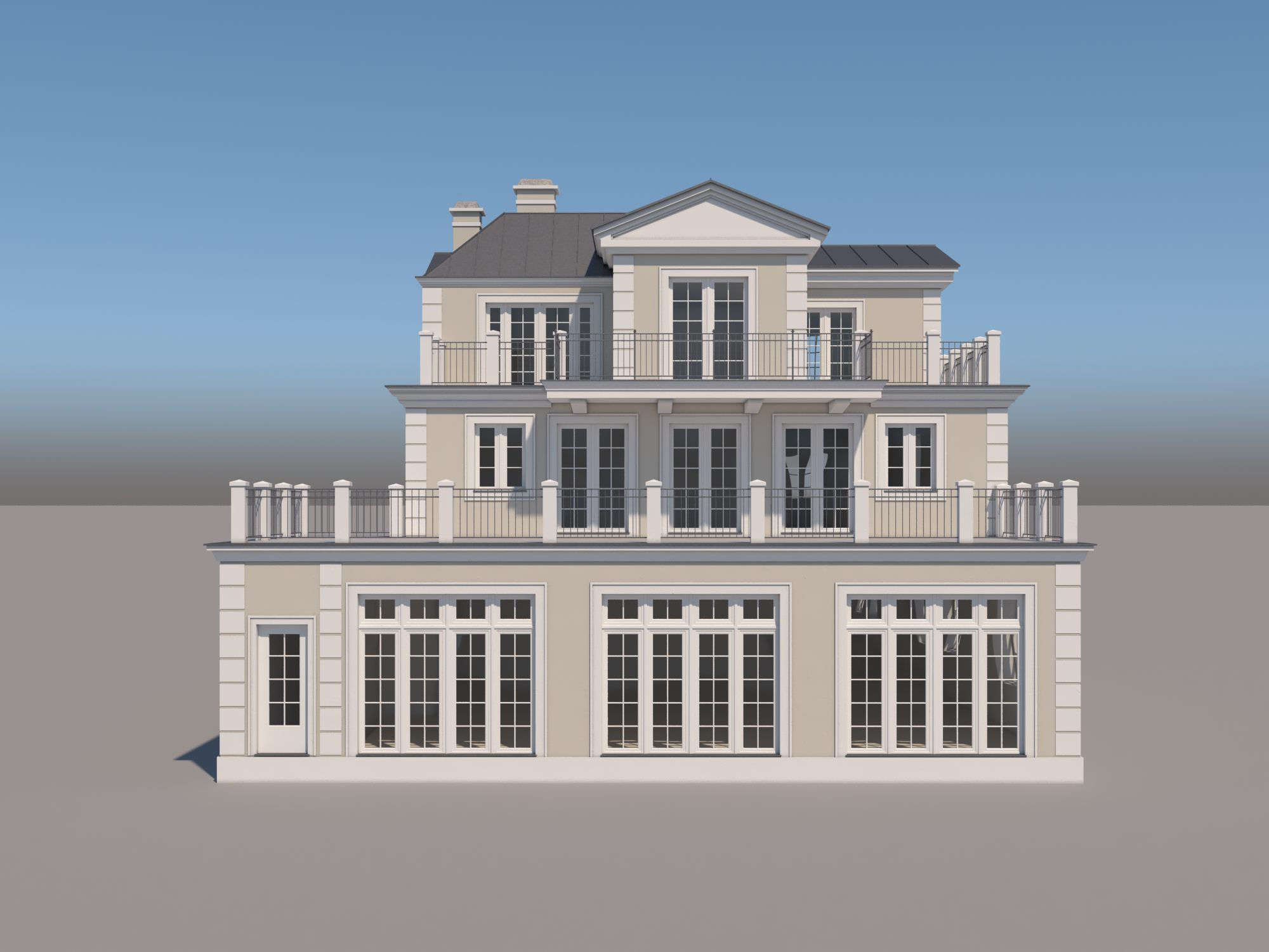 Mansion House 011 3D model | CGTrader