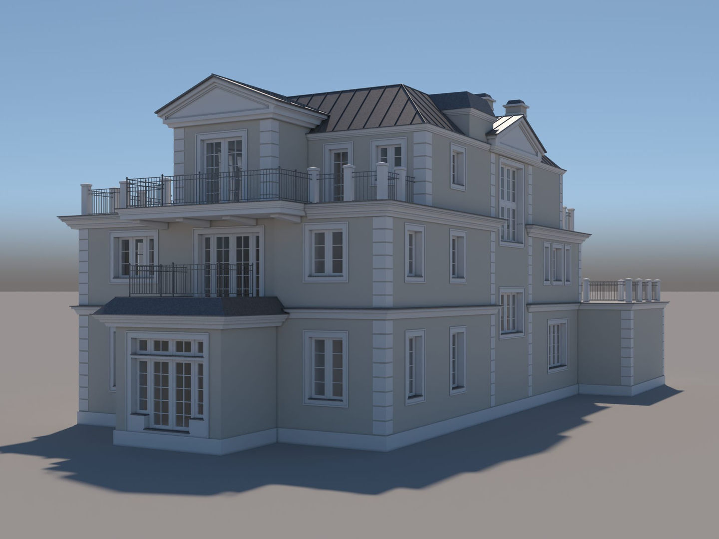 Mansion House 011 3D model | CGTrader