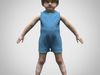3D model Baby Girls body suit VR / AR / low-poly | CGTrader