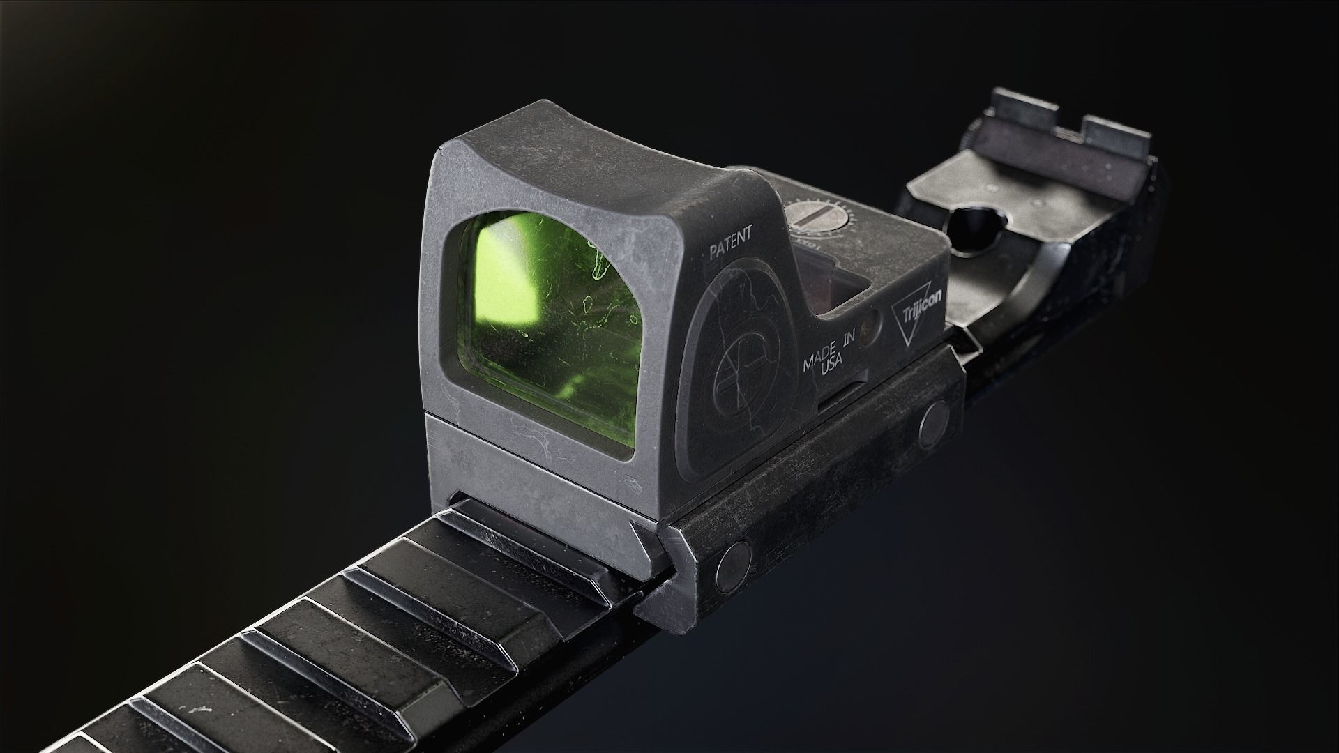 3D model Trijicon RMR Type 2 VR / AR / low-poly | CGTrader