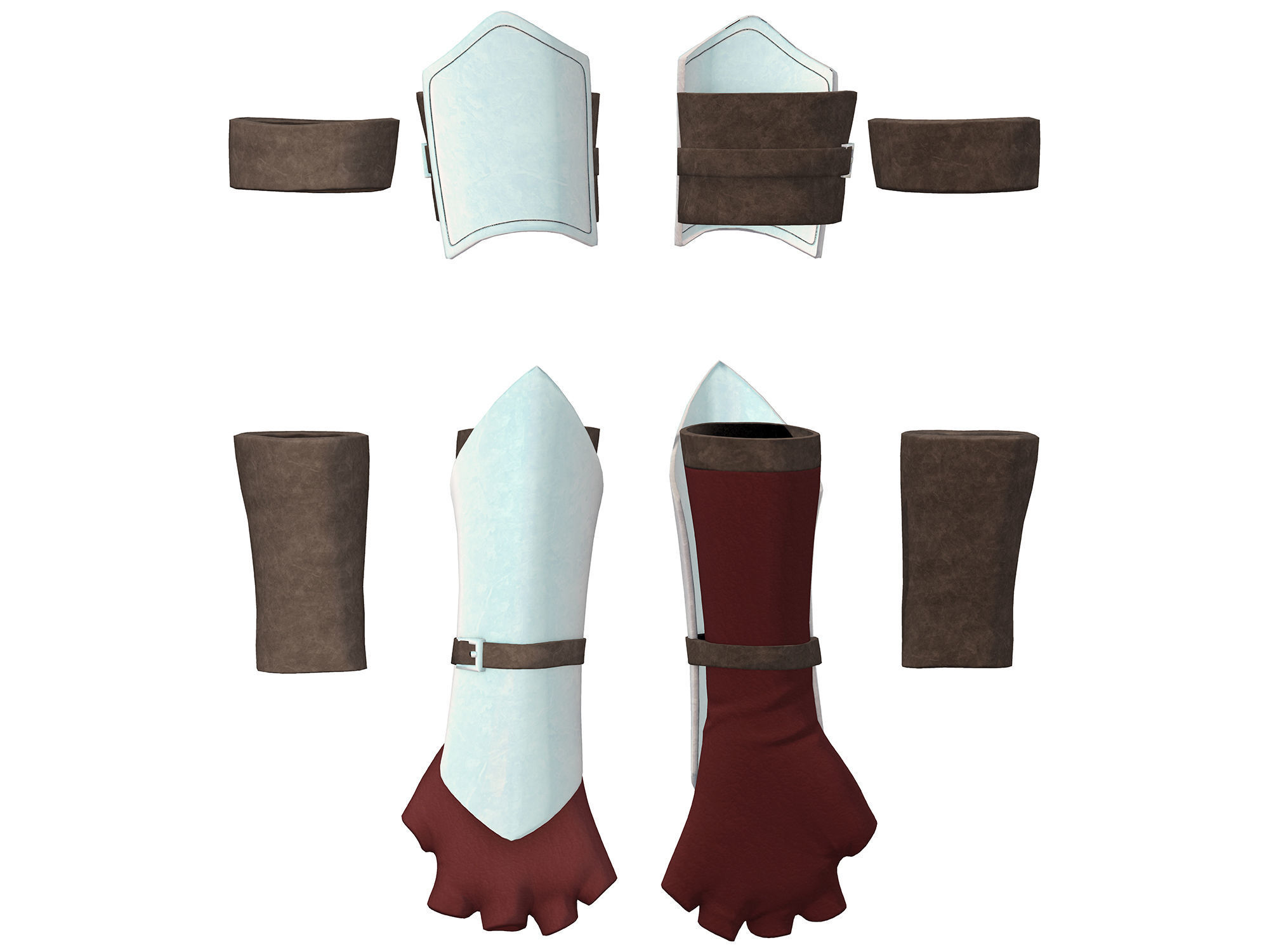 3D model Full Warrior Archer Outfit VR / AR / low-poly | CGTrader