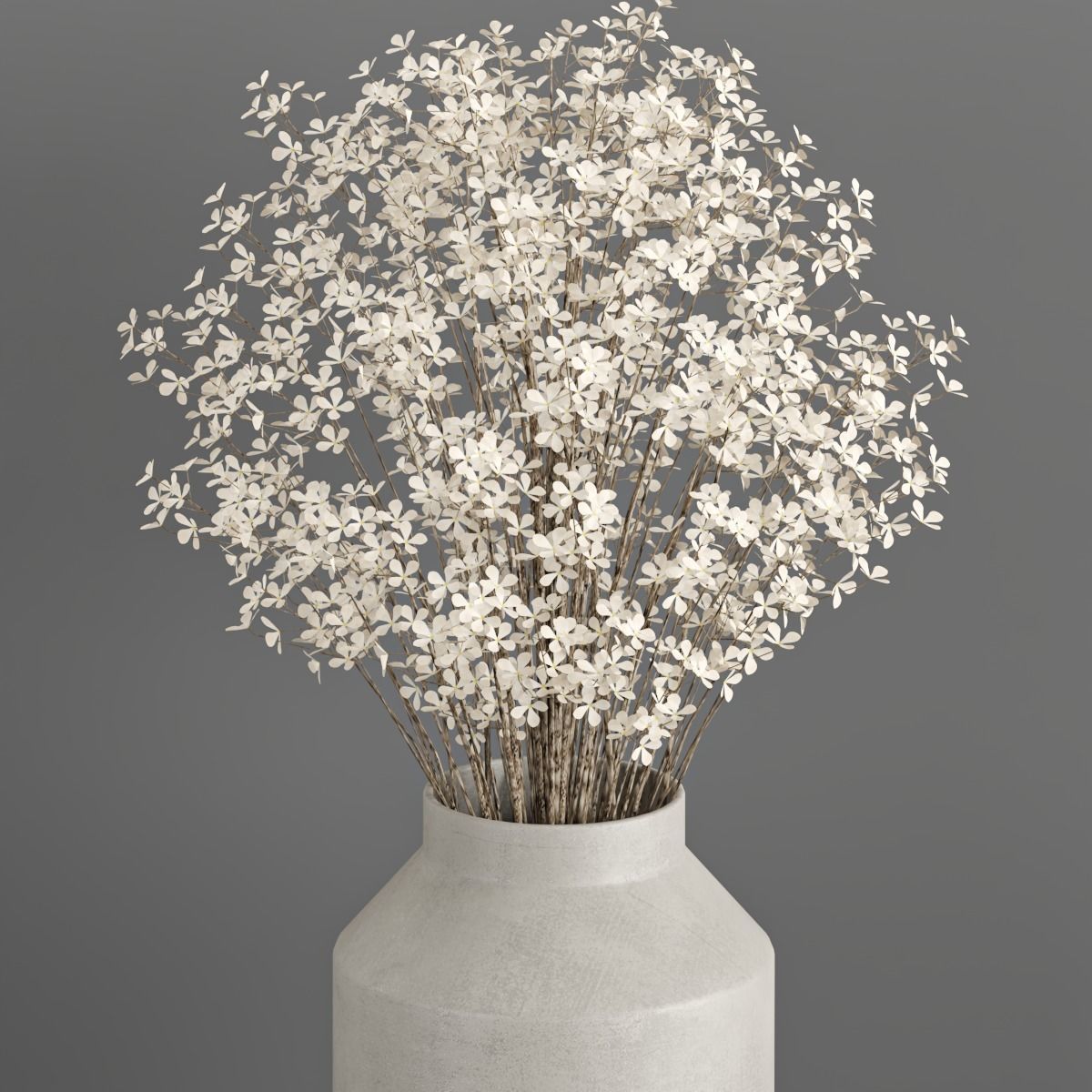 white flower bouquet 23 3D model | CGTrader