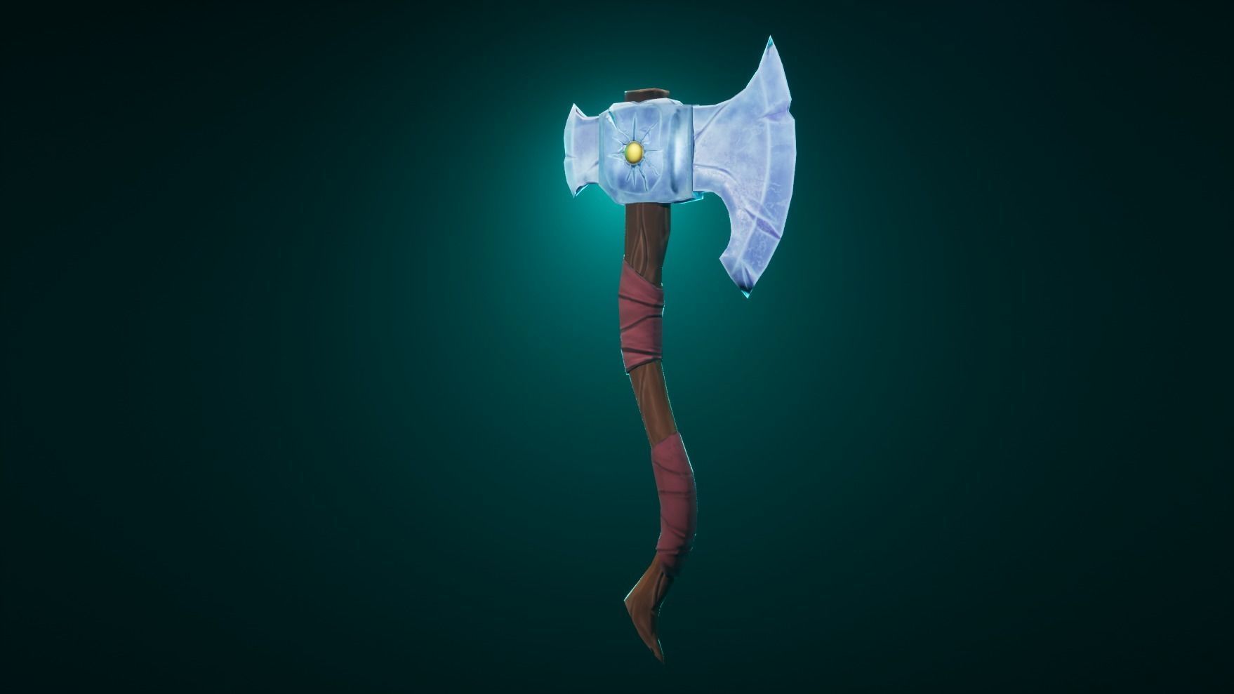 3D model Stylized Colorful Axe VR / AR / low-poly | CGTrader