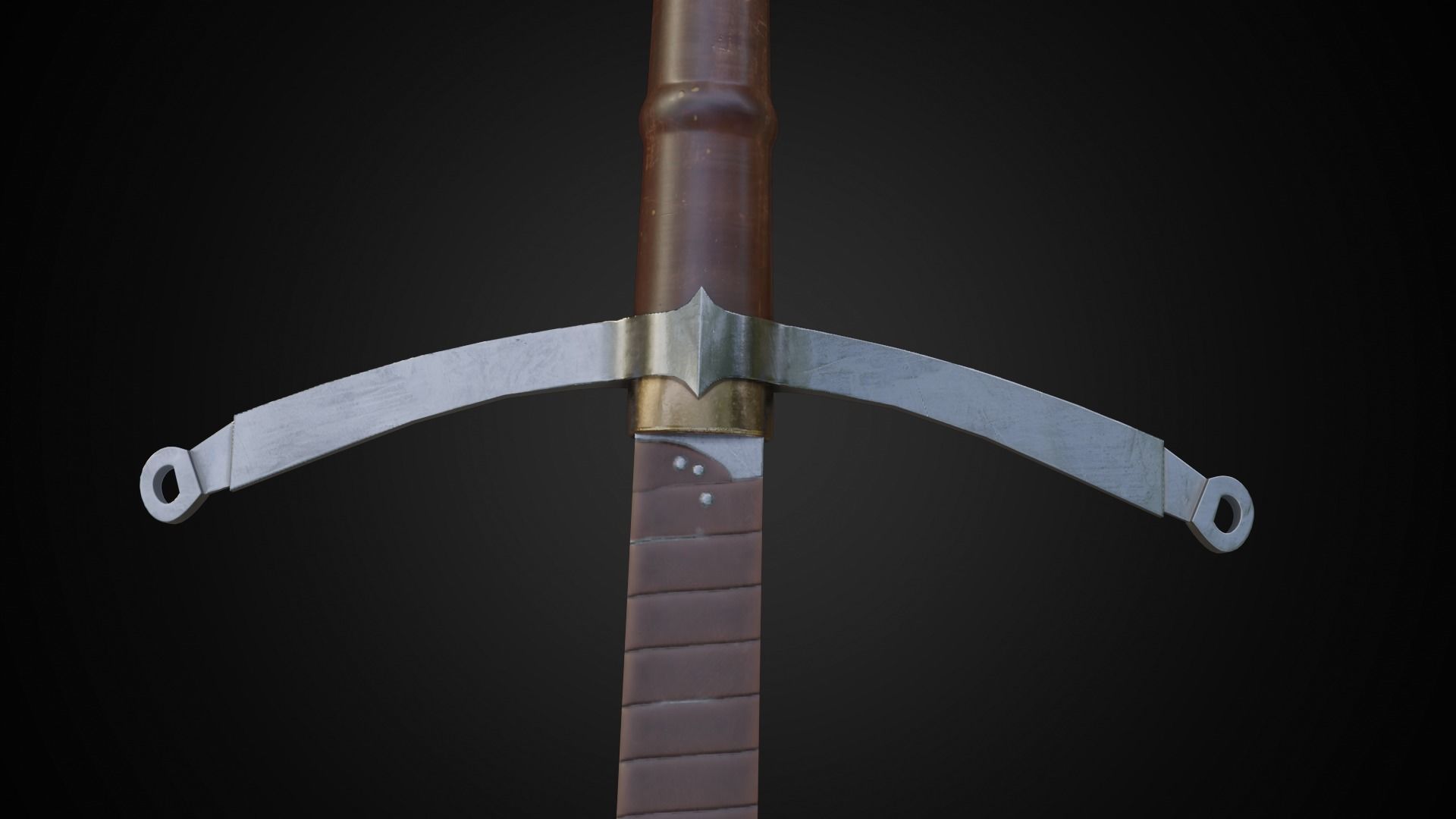 Two hands sword Zweihander free VR / AR / low-poly 3D model | CGTrader