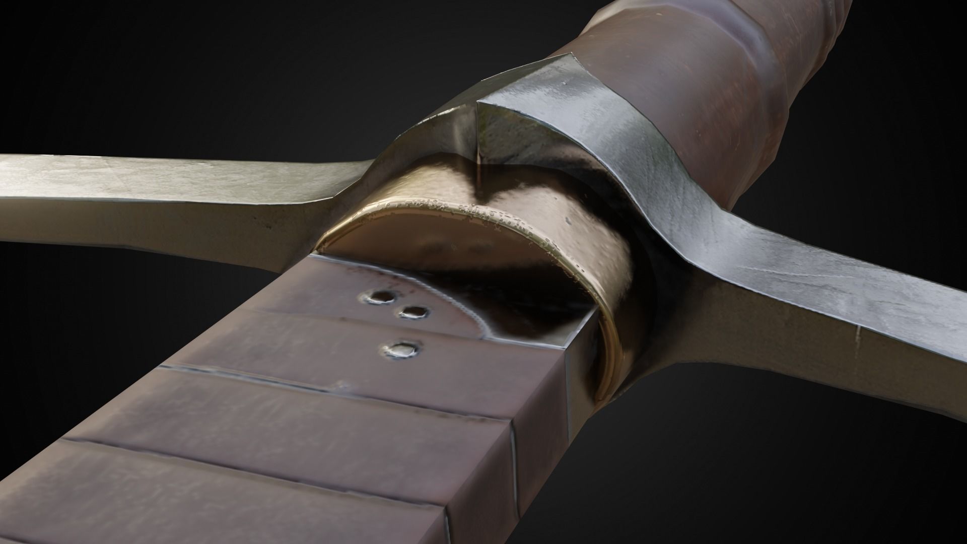 Two hands sword Zweihander free VR / AR / low-poly 3D model | CGTrader