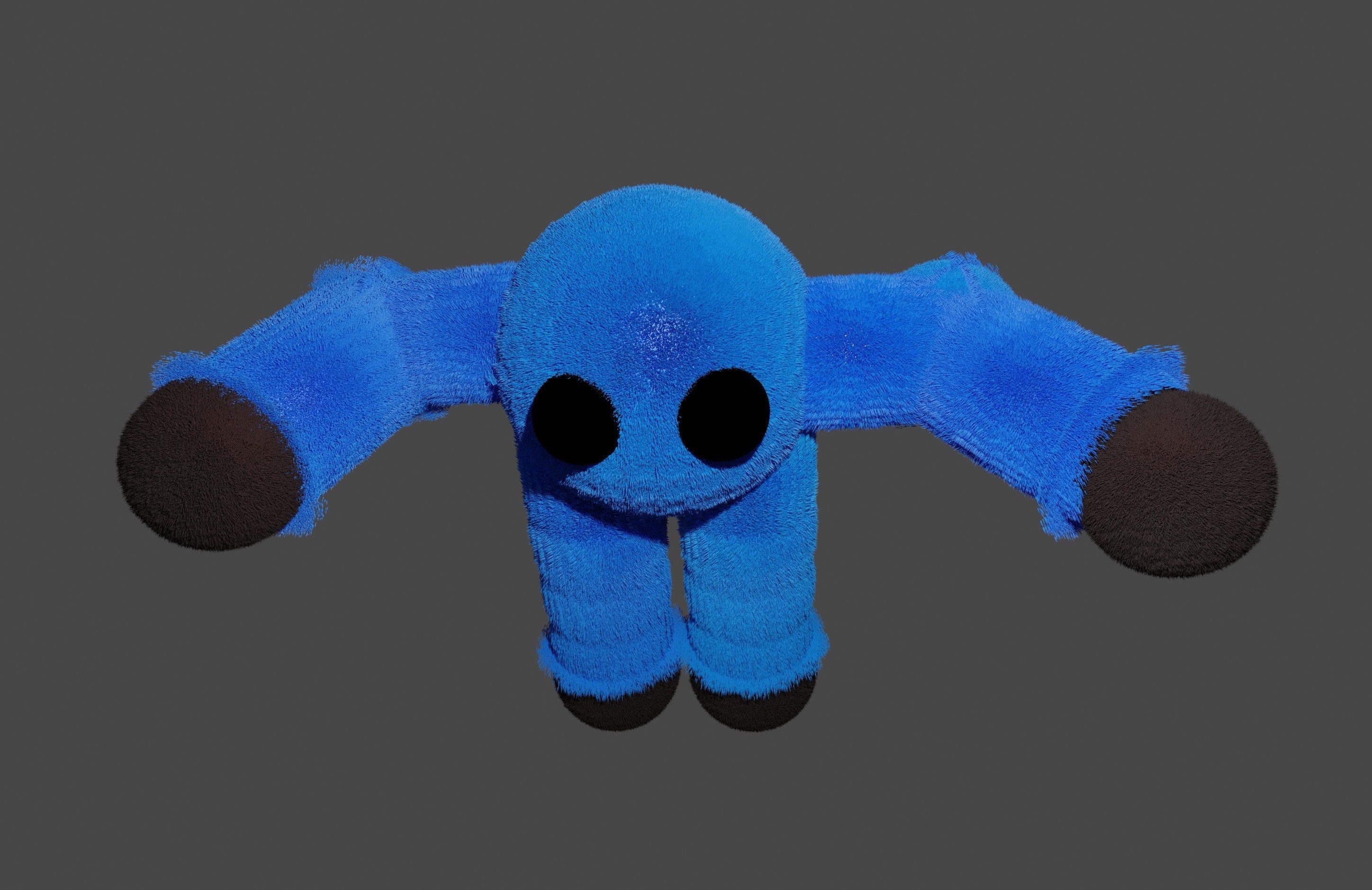 Fluffy fabric game character 3D model | CGTrader