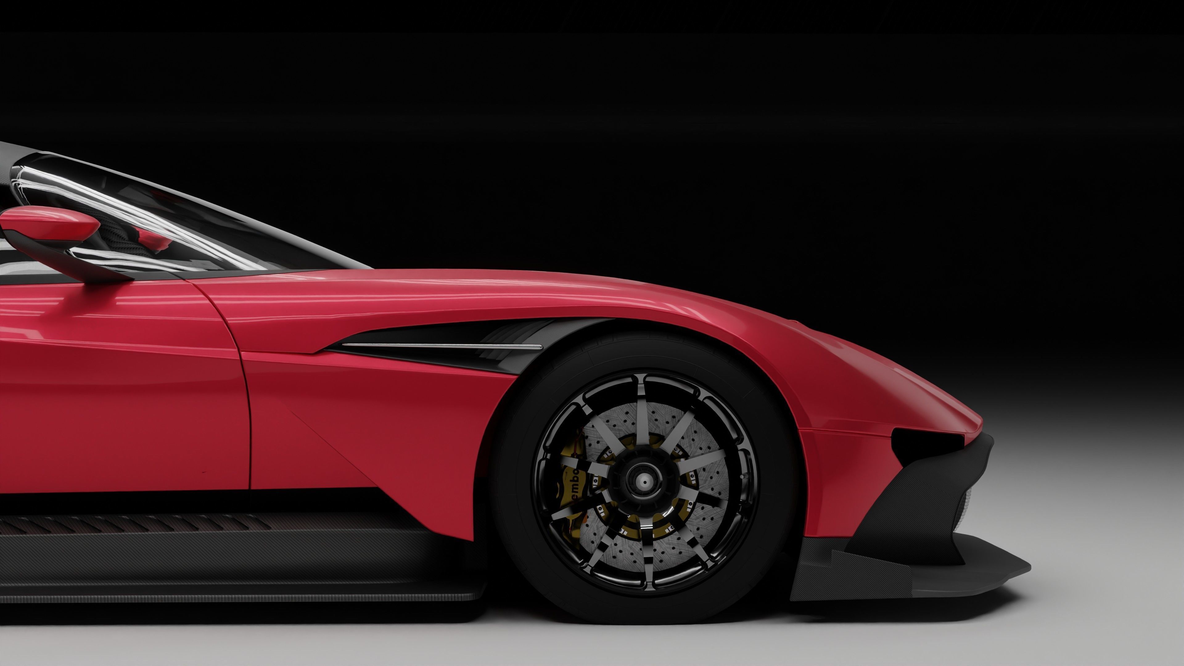 aston martin vulcan car 3D model rigged | CGTrader