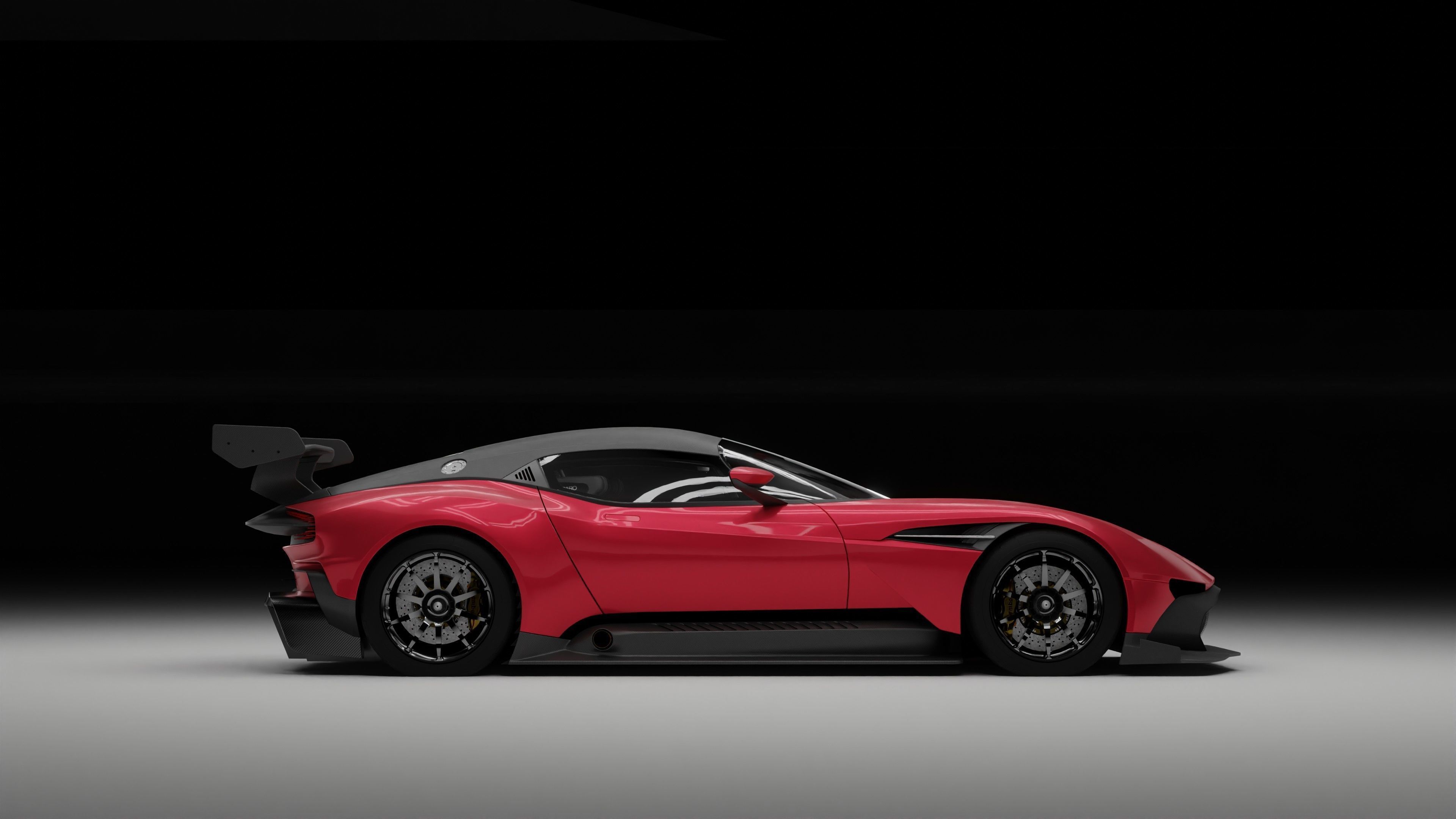 aston martin vulcan car 3D model rigged | CGTrader