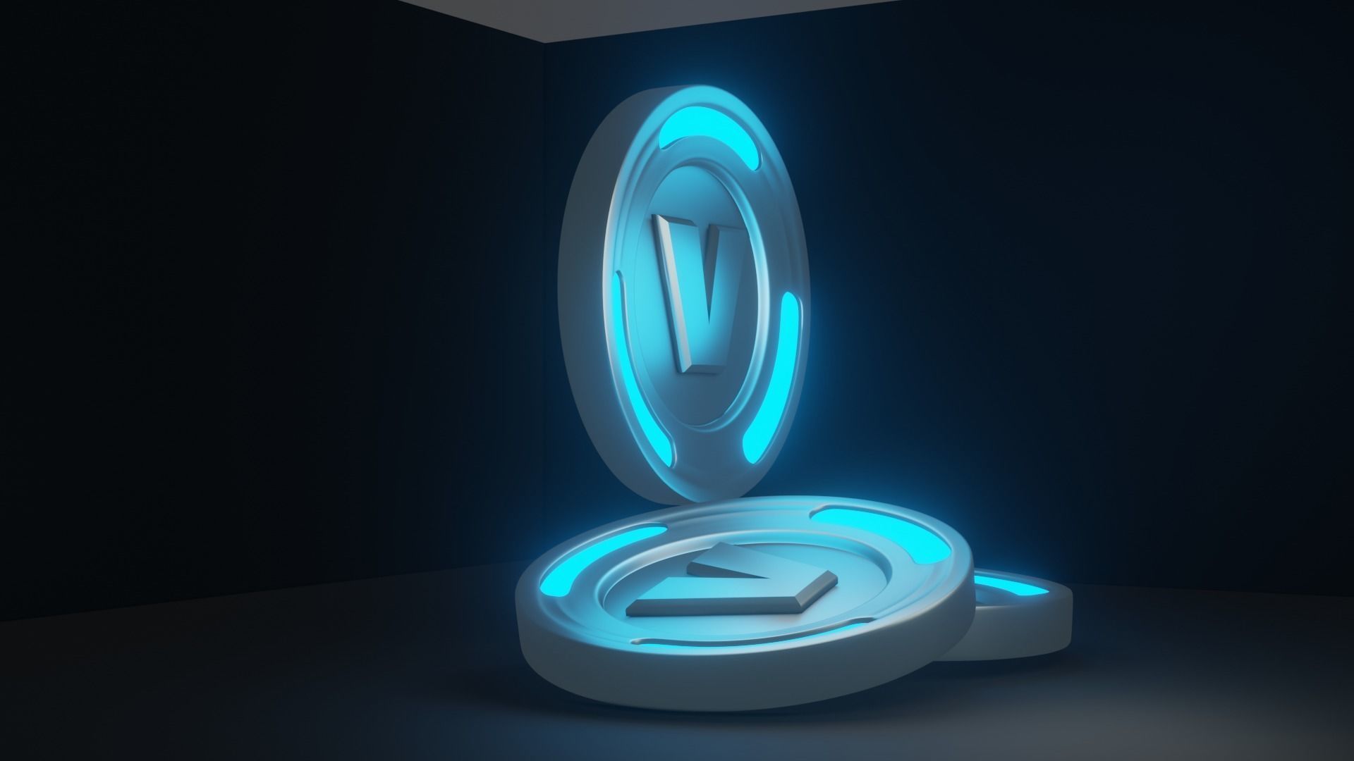 Fortnite Coin 3D model | CGTrader