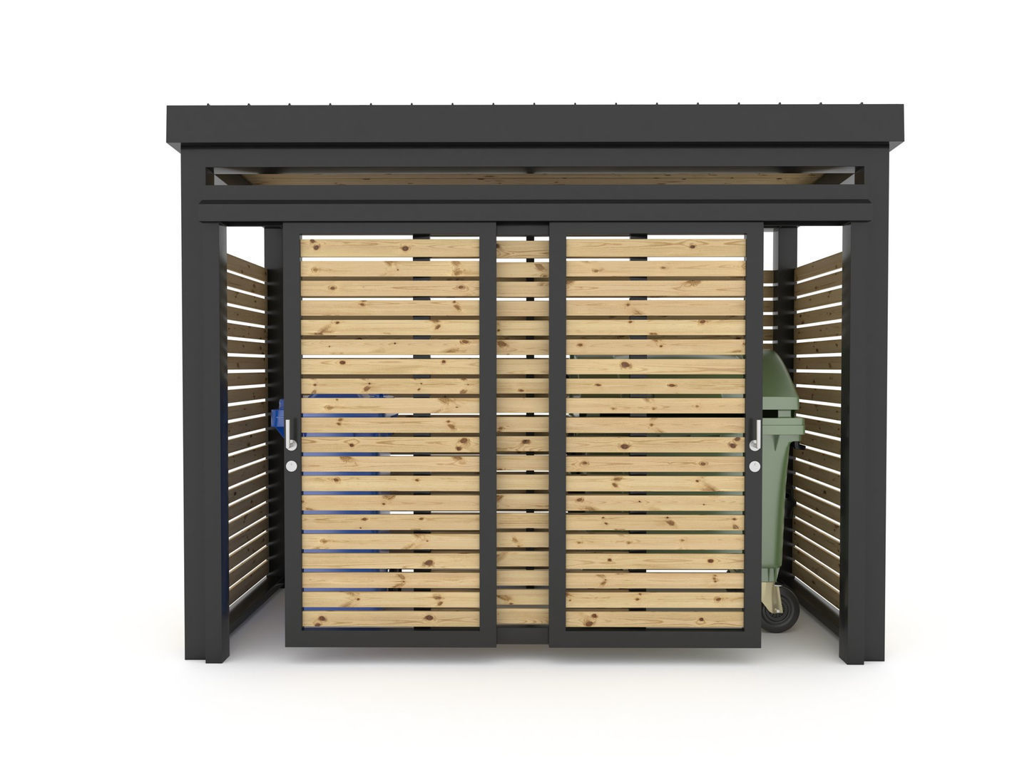 Rubbish Bin Store 3D model | CGTrader