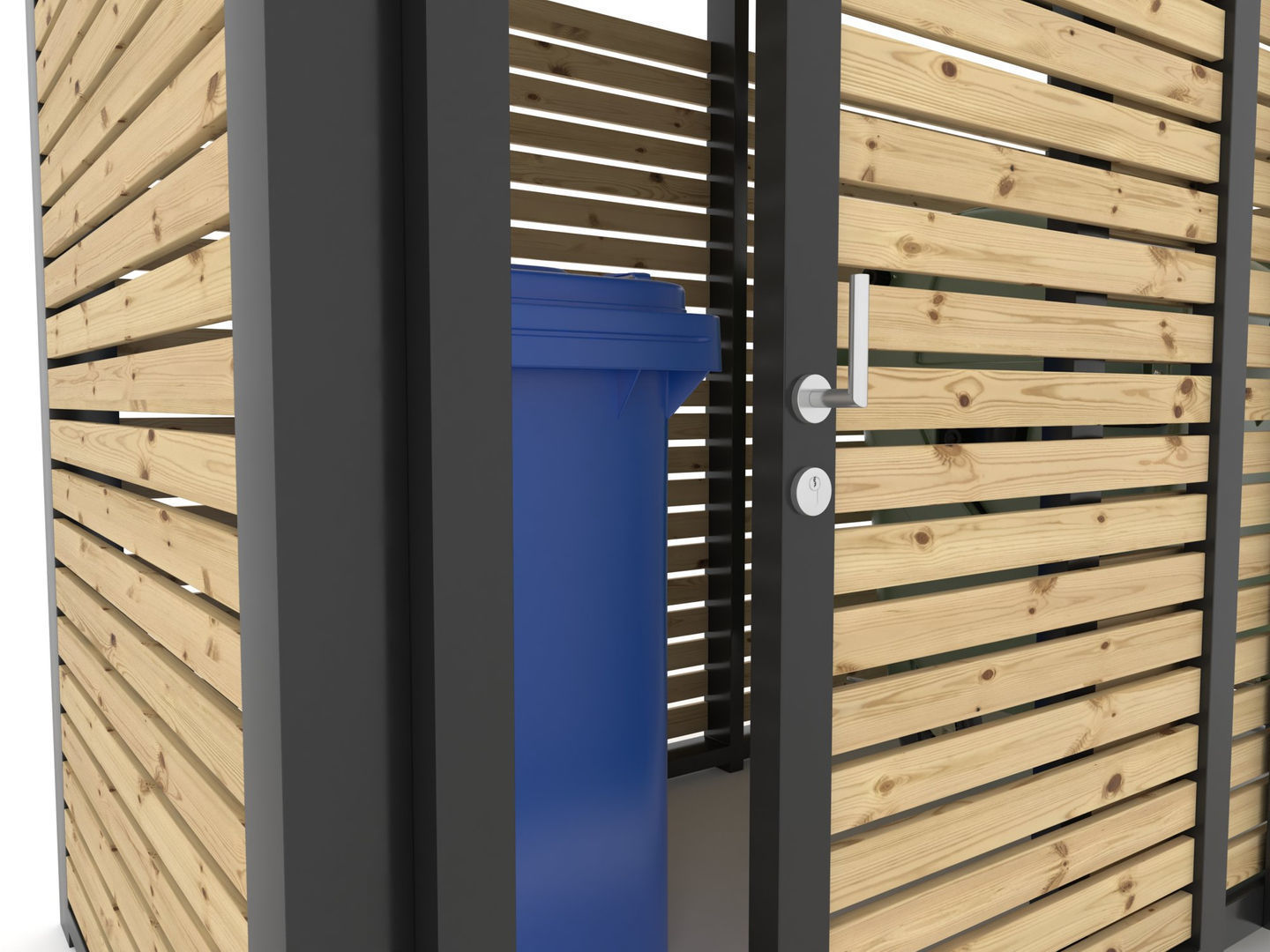 Rubbish Bin Store 3D model | CGTrader