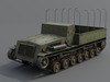3D model Type 4 Chi-So Half-track armored personnel carrier VR / AR ...
