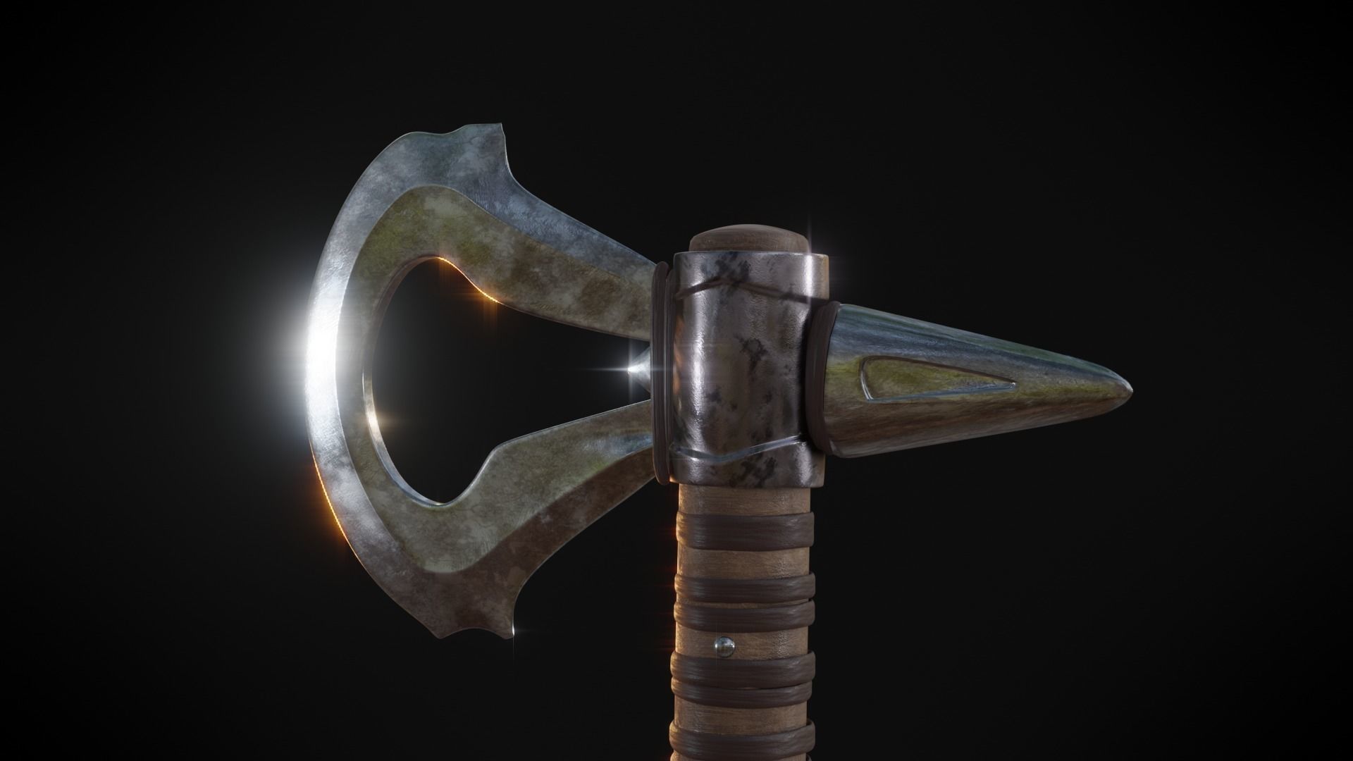 3D model Connor Tomahawk - Assassins Creed III VR / AR / low-poly ...