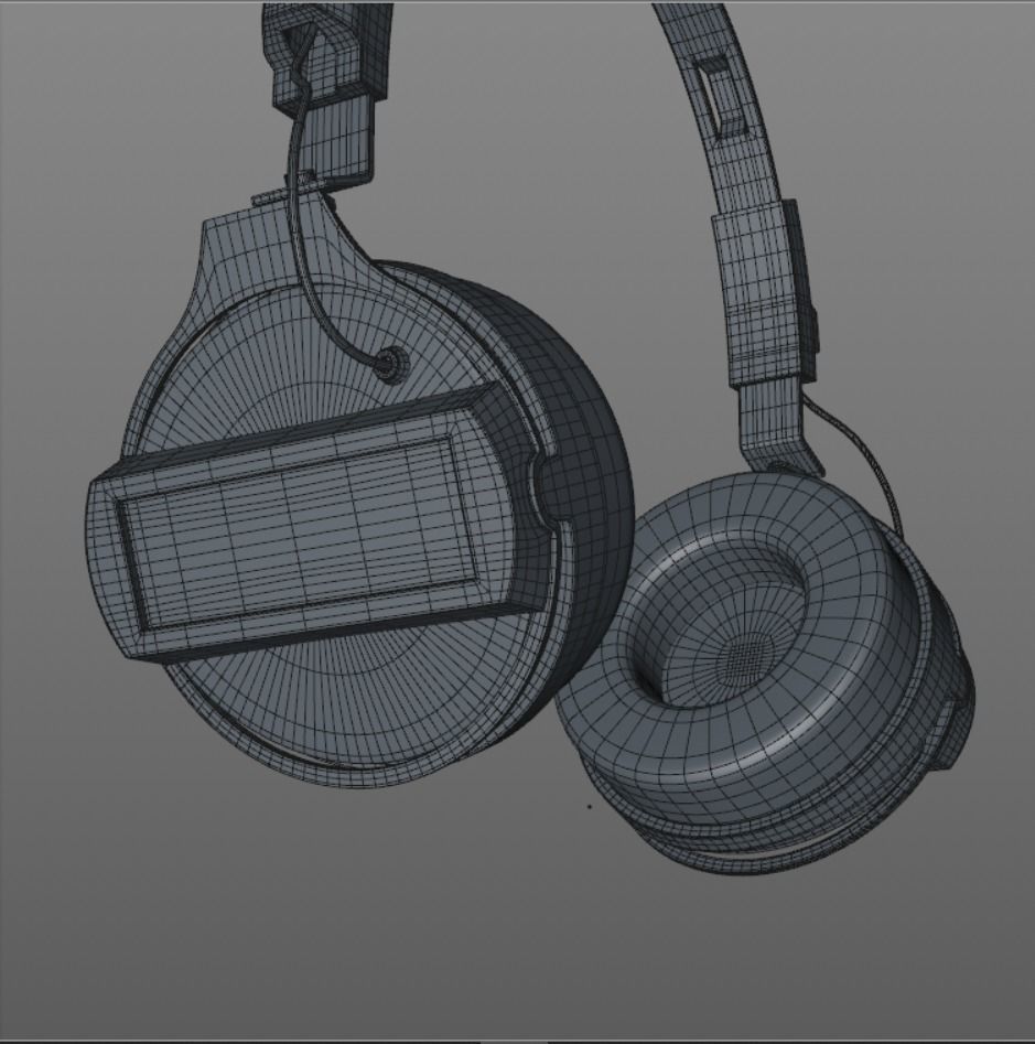 Military tactical concept headsets mid poly model 3D model | CGTrader