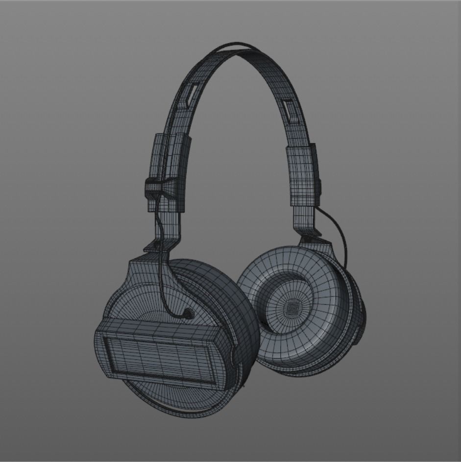 Military tactical concept headsets mid poly model 3D model | CGTrader