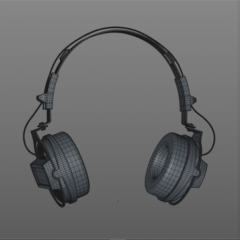 Military tactical concept headsets mid poly model 3D model | CGTrader