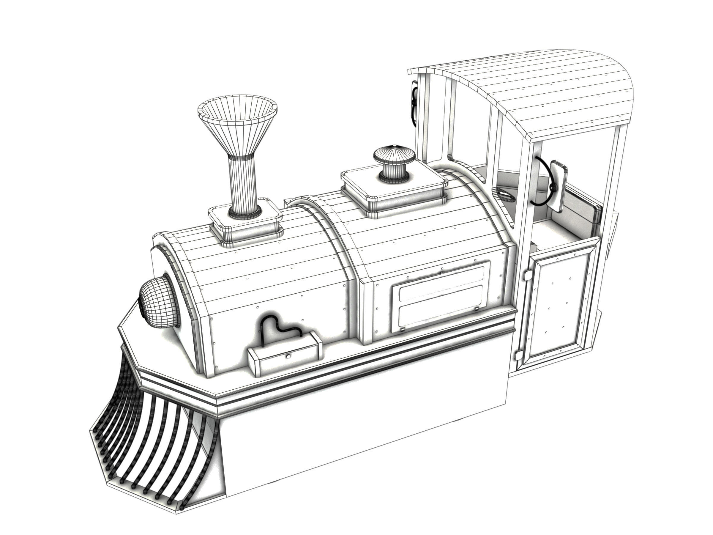 3D model Miniature Train VR / AR / low-poly | CGTrader