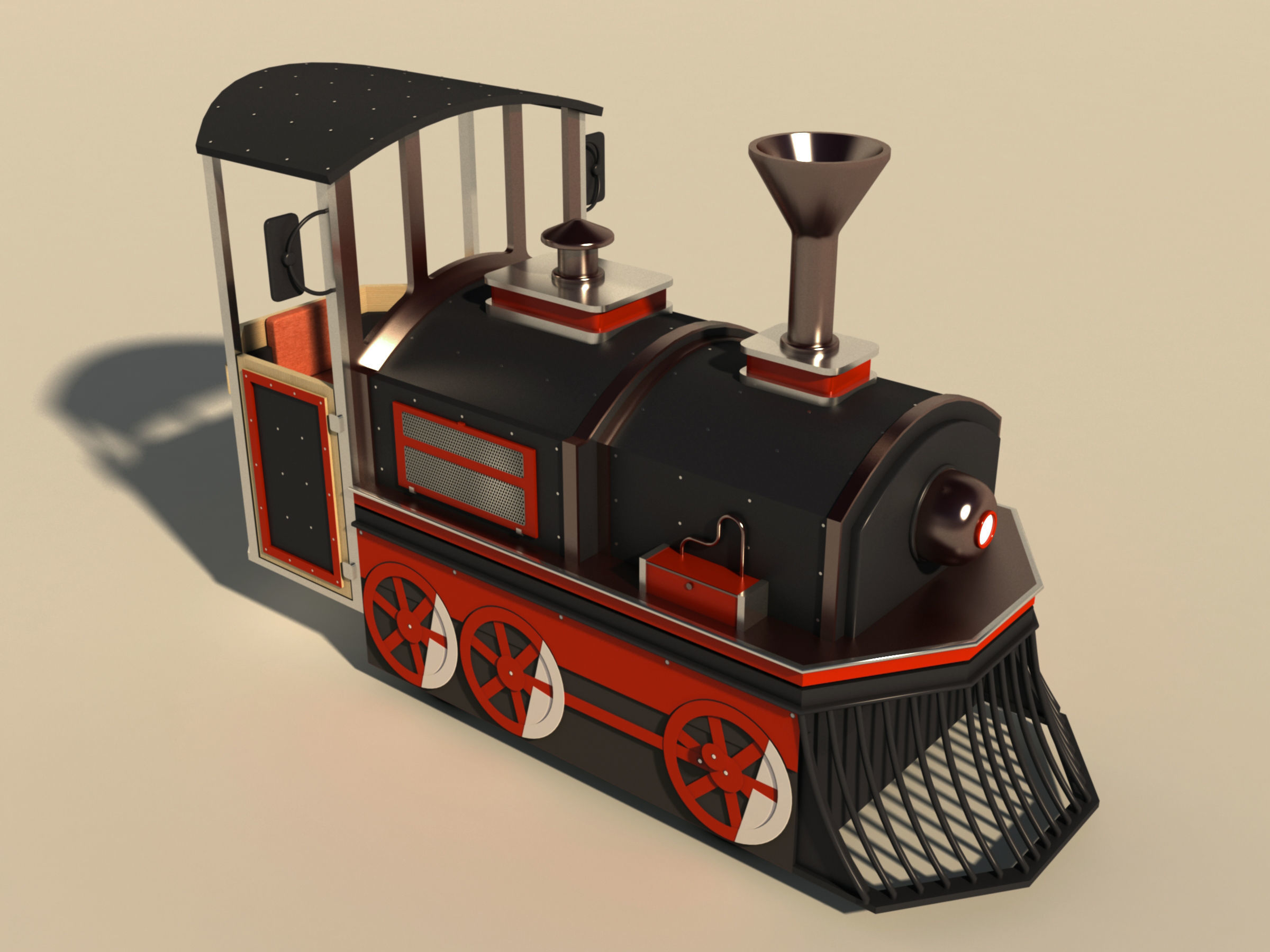 3D model Miniature Train VR / AR / low-poly | CGTrader