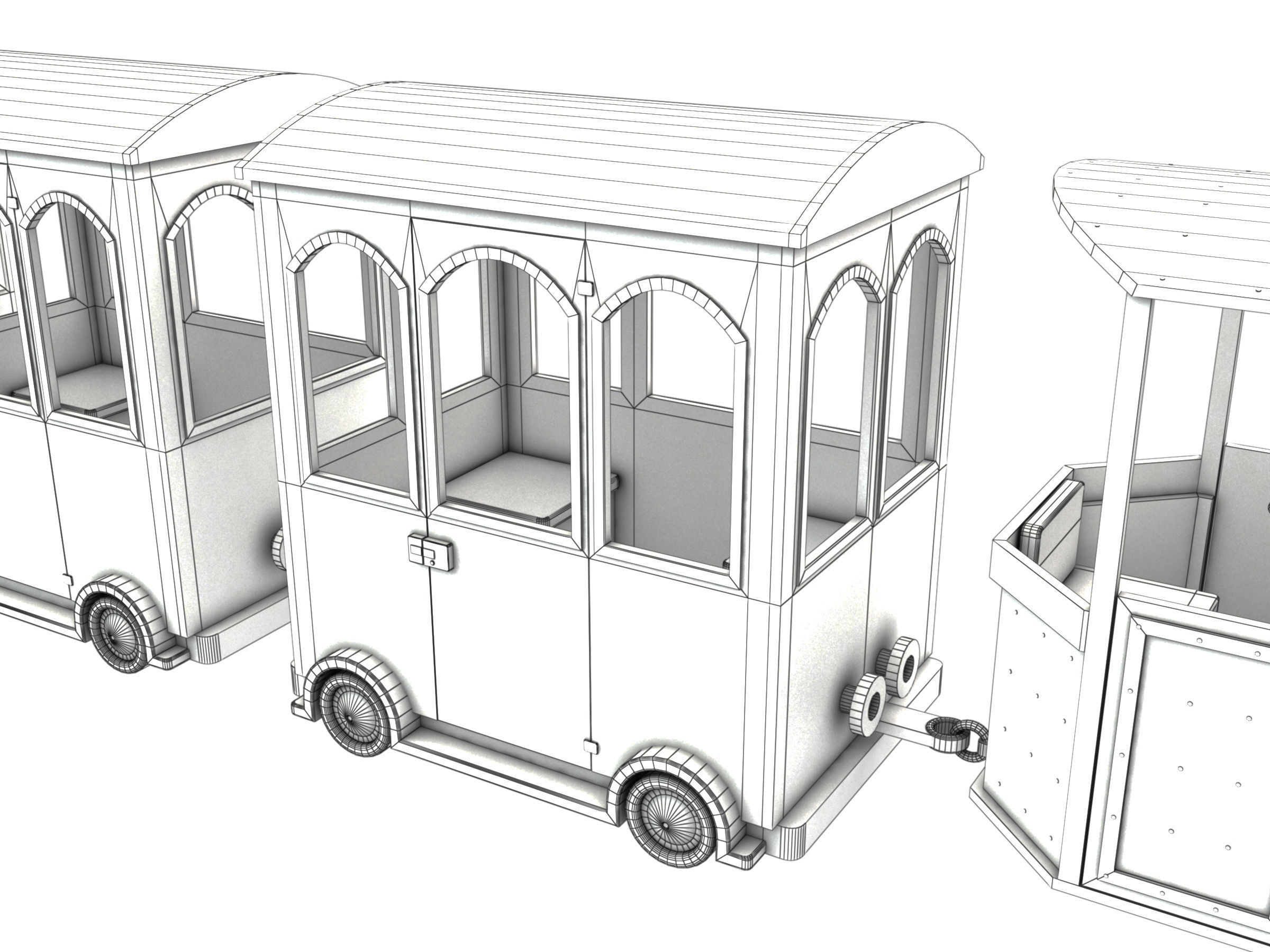 3D model Miniature Train VR / AR / low-poly | CGTrader