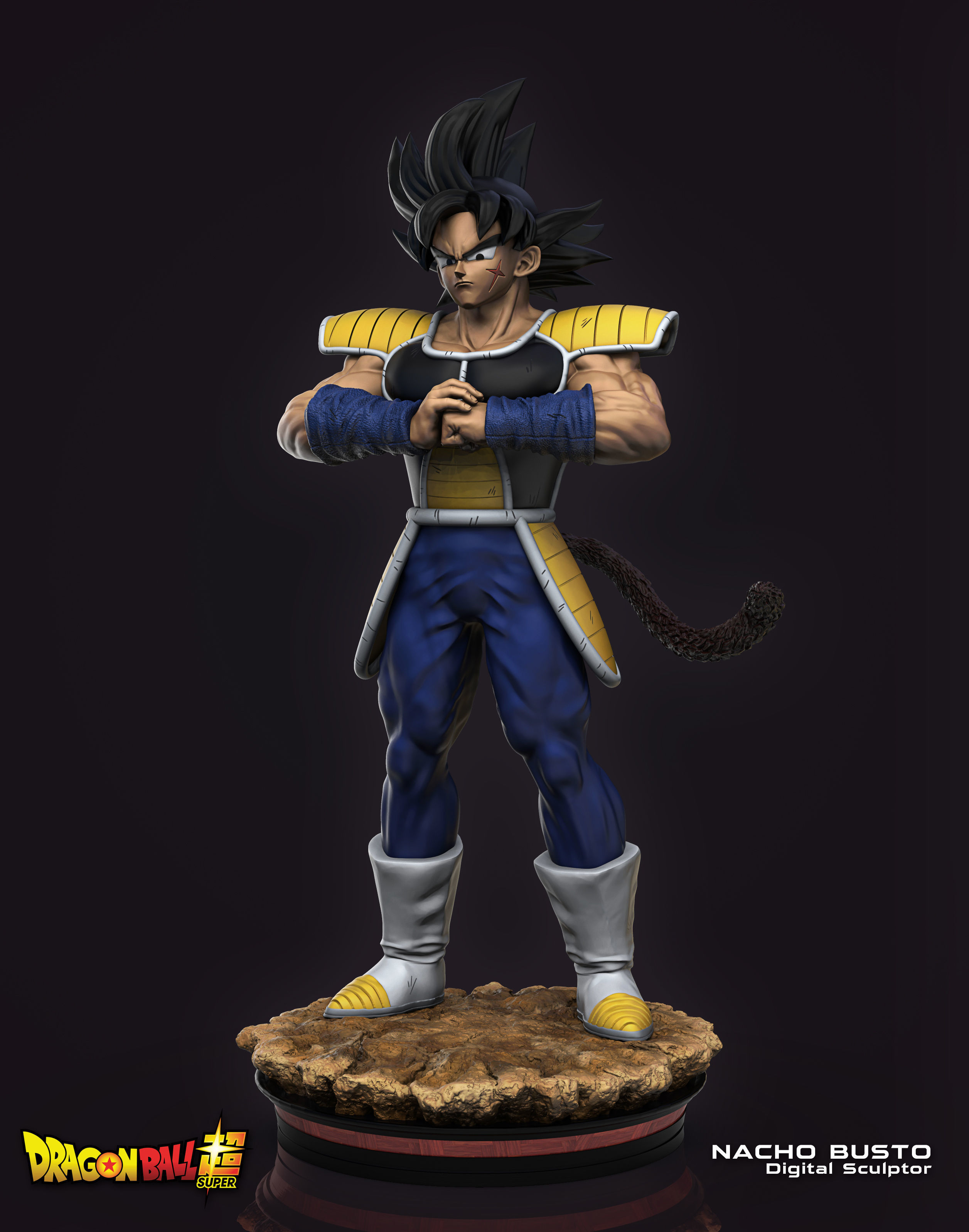 Bardock - Dragon Ball Super 3d print model 3D model 3D printable | CGTrader