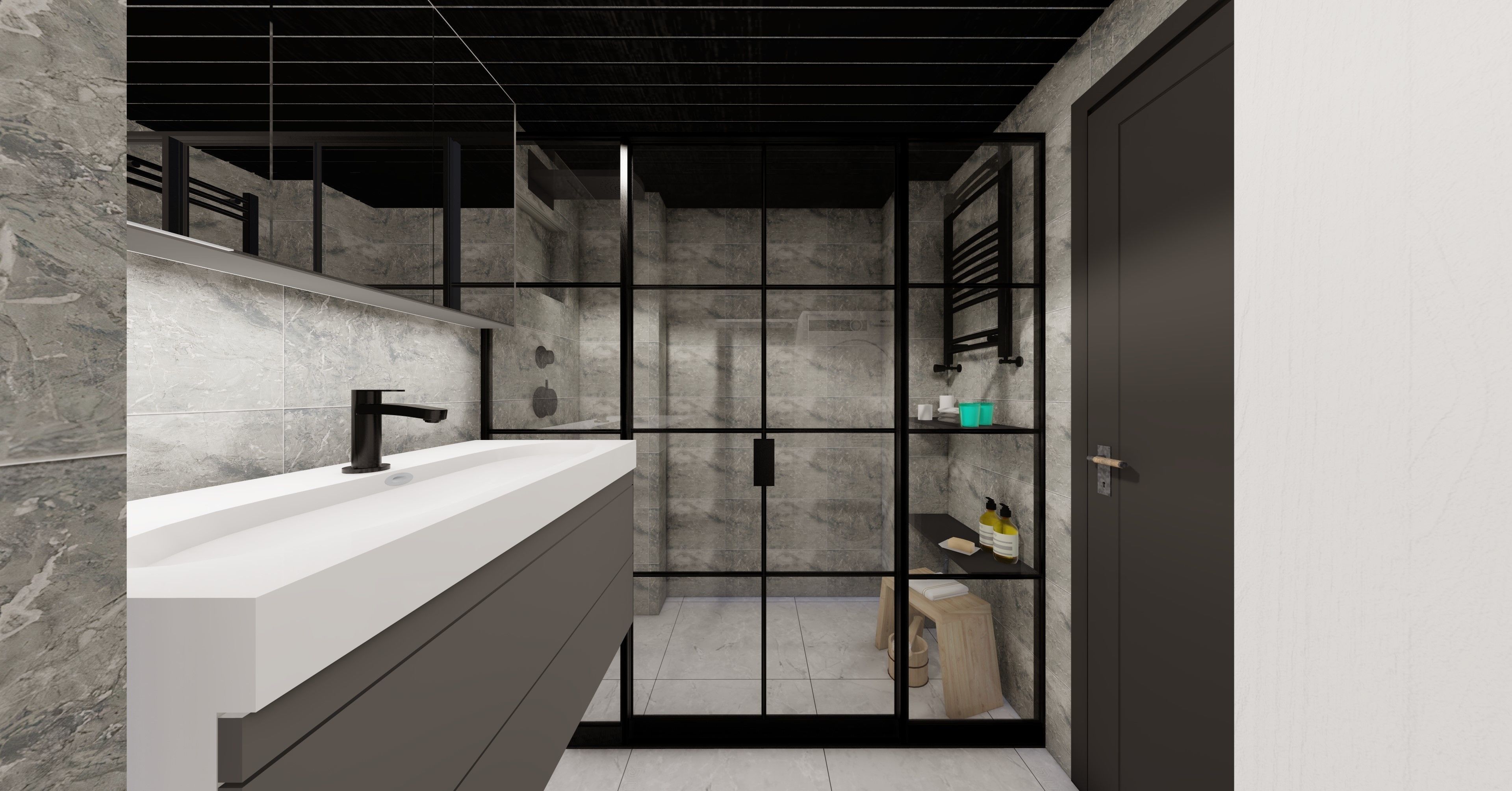 A Small Bathroom with details 3D model | CGTrader