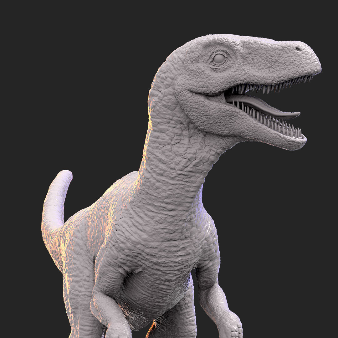3D Raptor Dinosaur for 3d print 75mm 3D model 3D printable | CGTrader