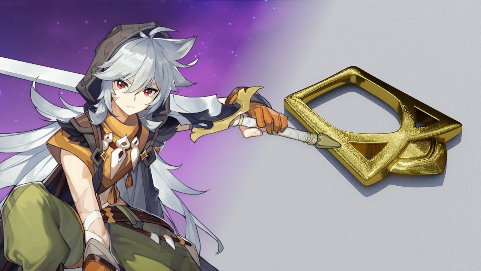 Genshin Impact Razor Belt Buckle 3D model 3D printable | CGTrader