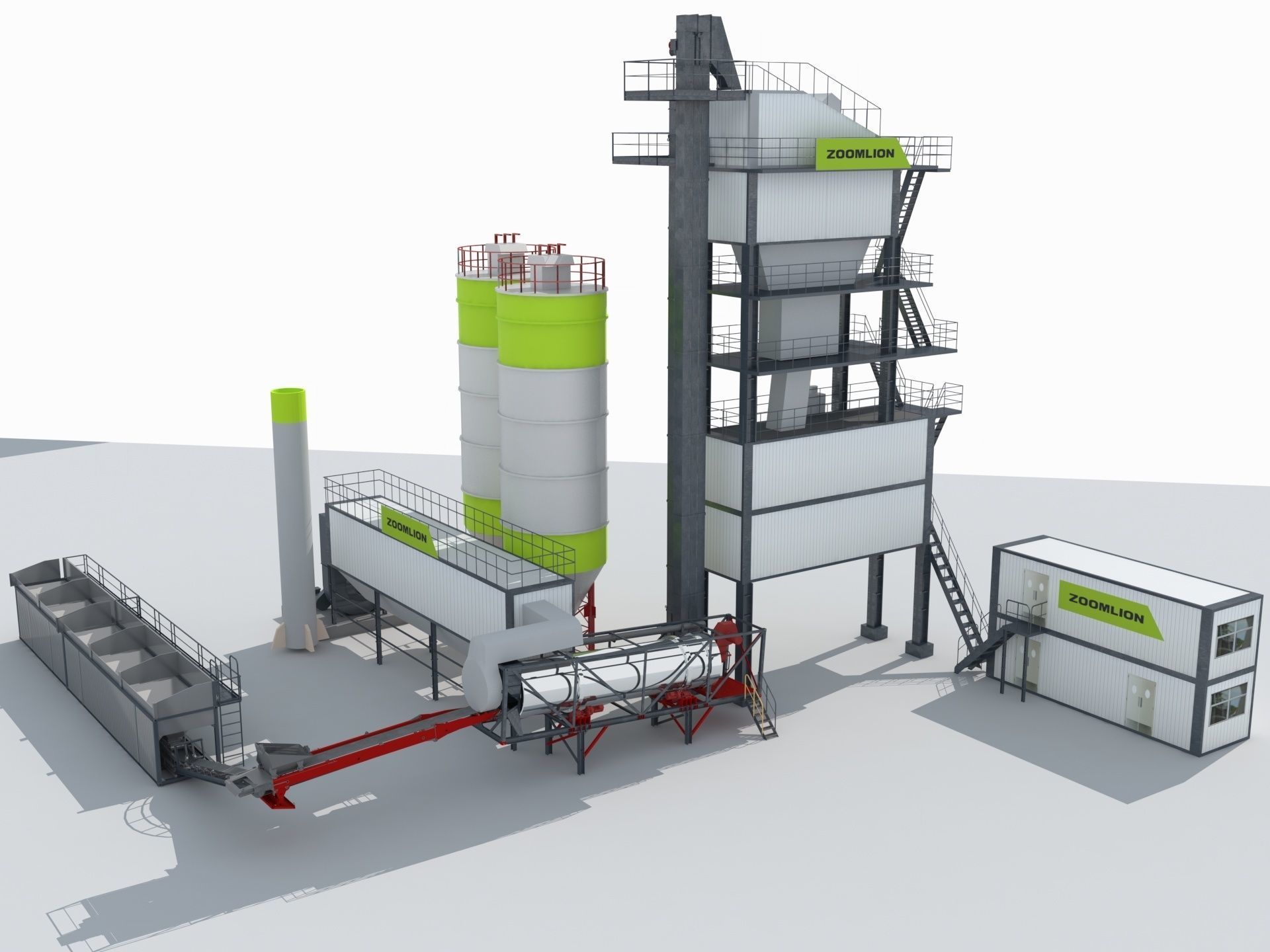 Concrete Batching Plant 3D model | CGTrader