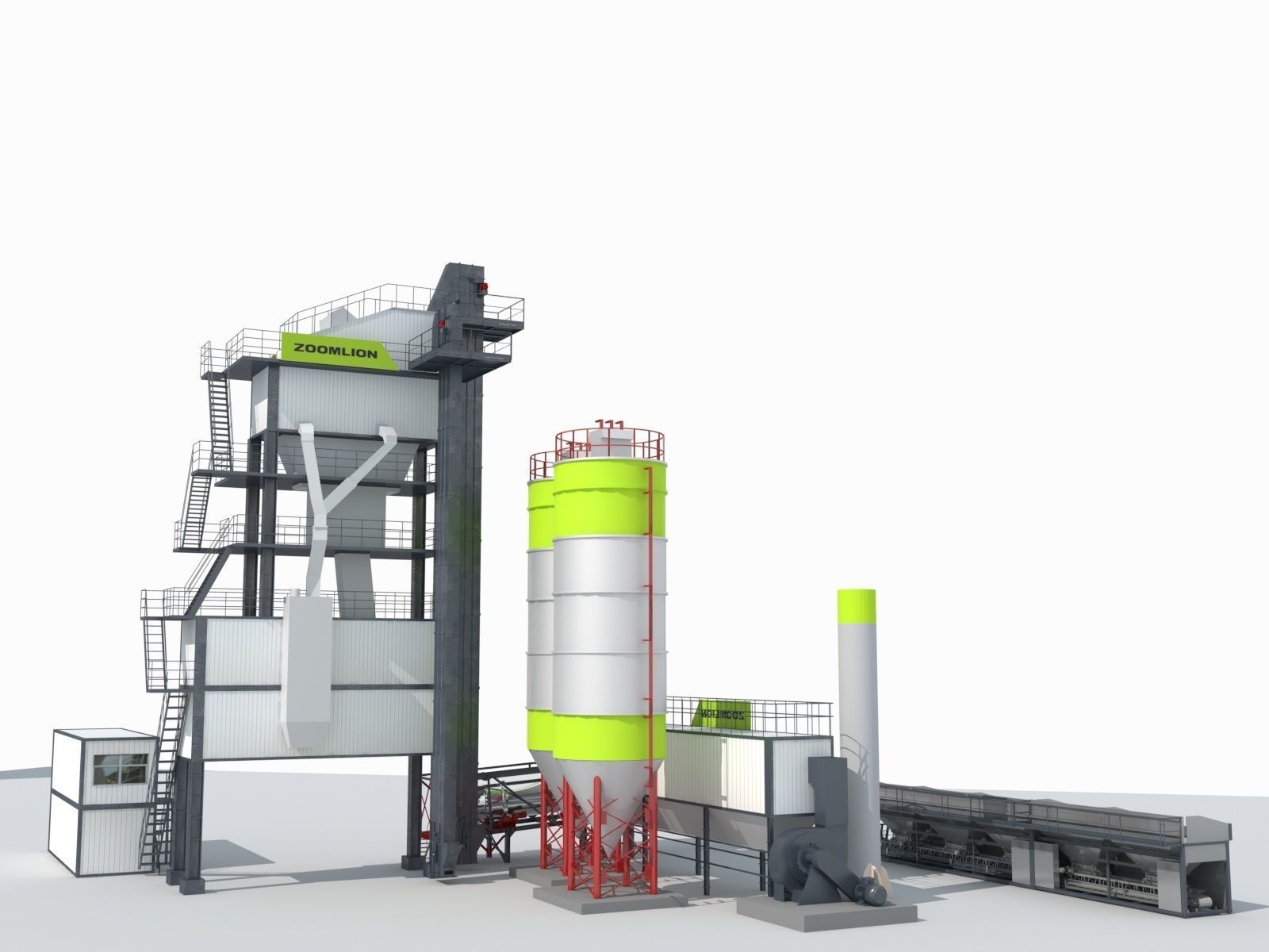 Concrete Batching Plant 3D model | CGTrader
