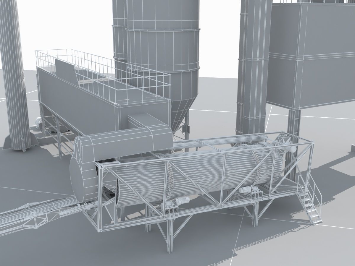 Concrete Batching Plant 3D model | CGTrader