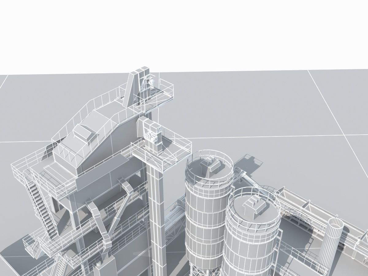 Concrete Batching Plant 3D model | CGTrader