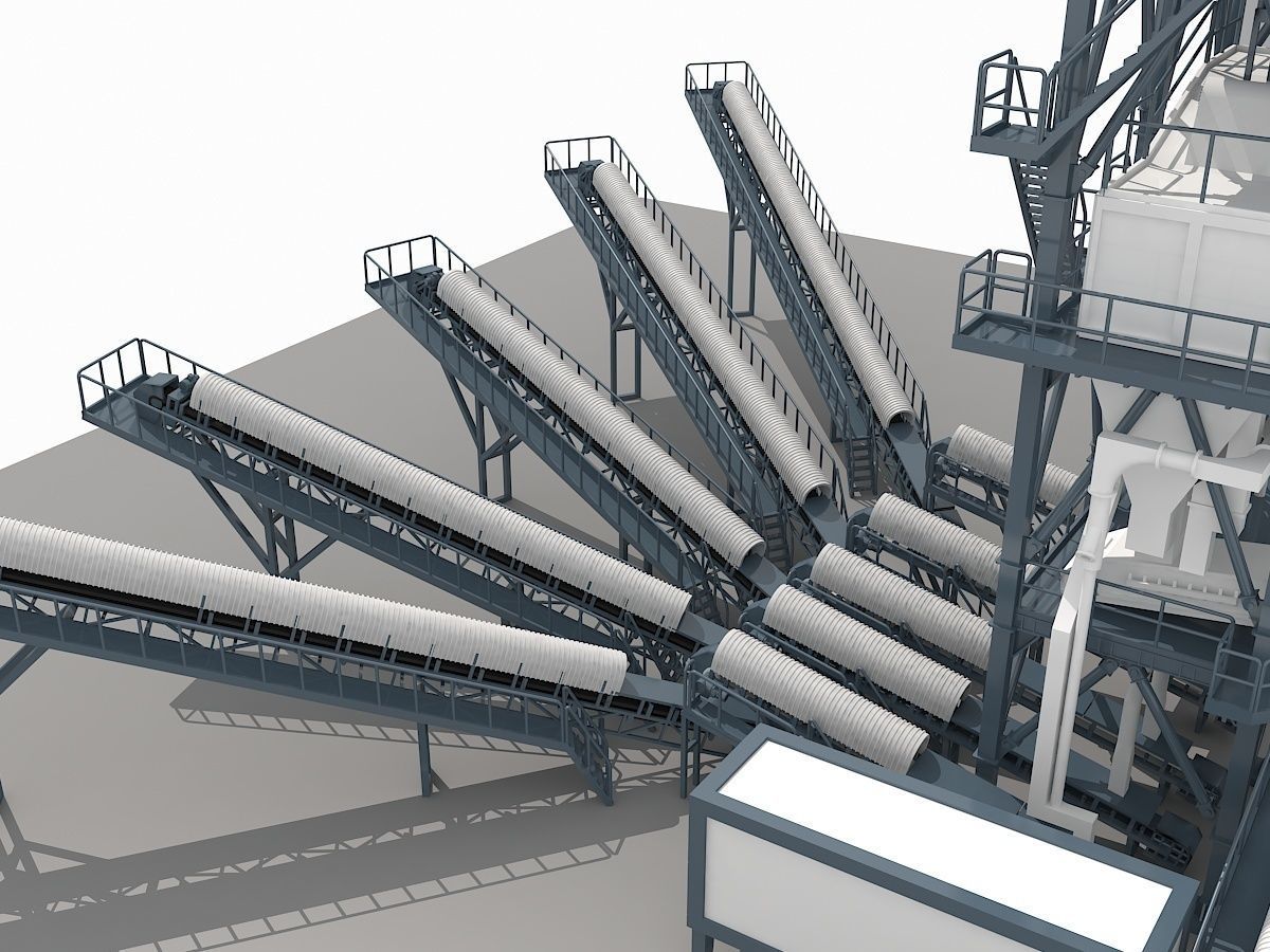 Asphalt Mixing Plant 3D model | CGTrader