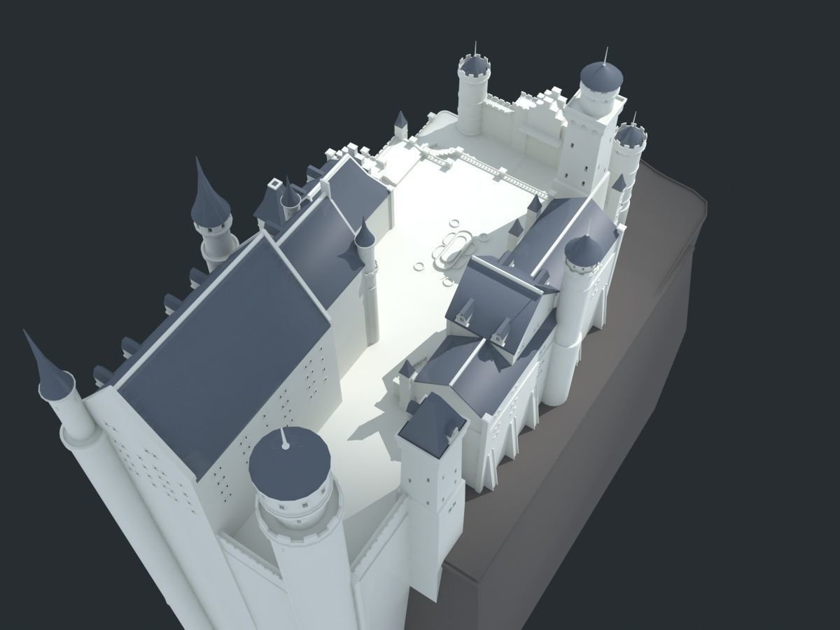 Neuschwanstein castle 3D model | CGTrader