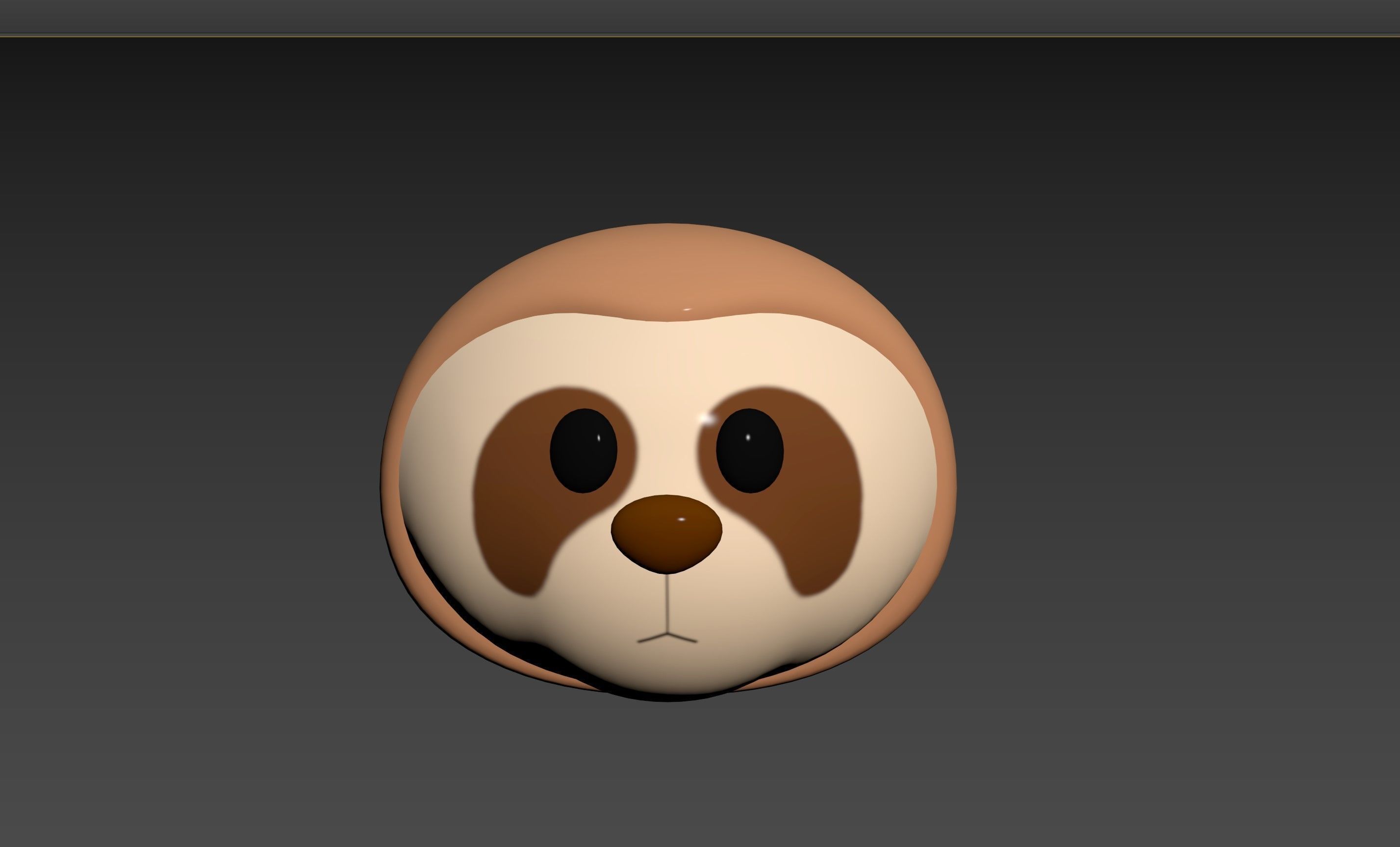 Prop155 Sloth Head 3D model | CGTrader
