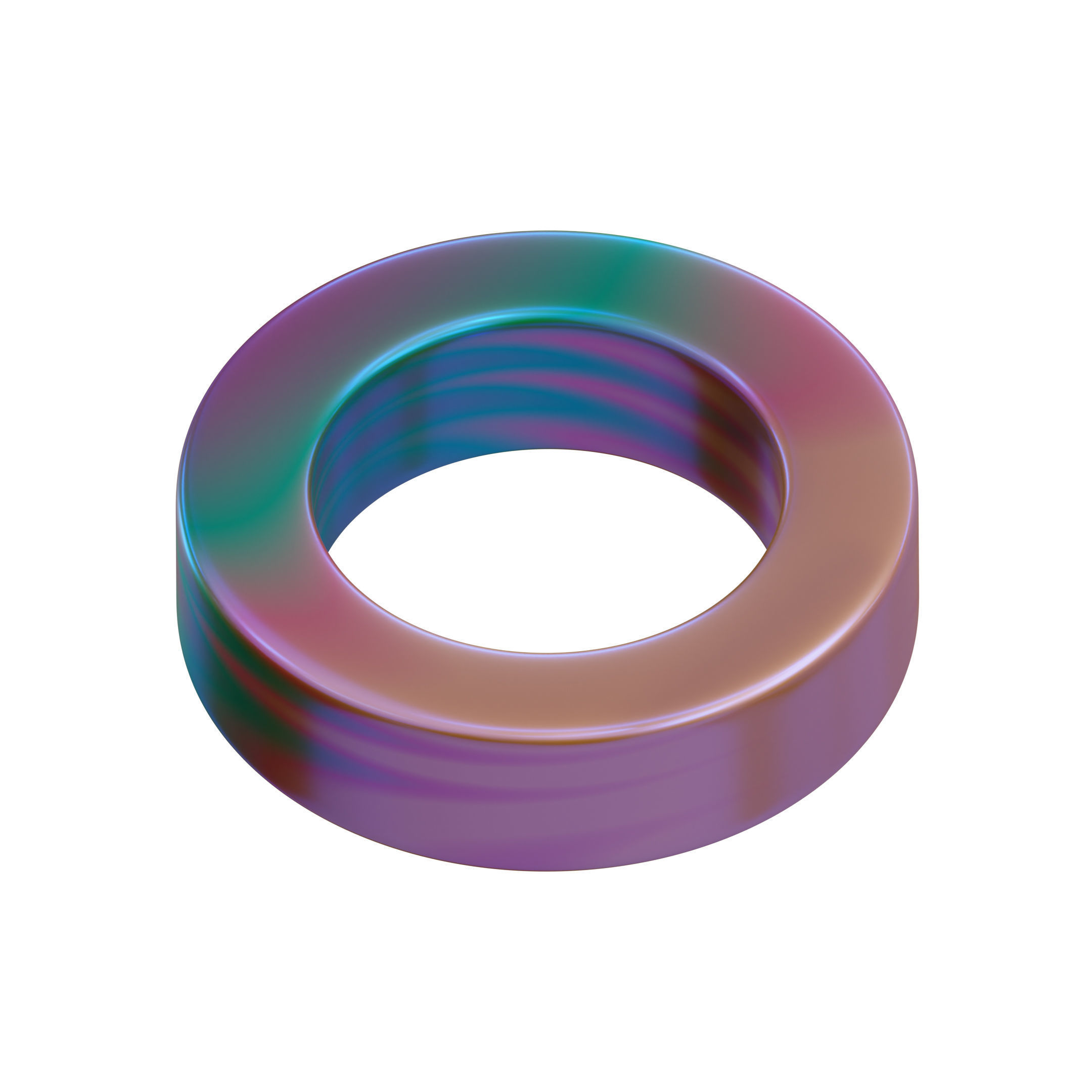 3D model Ring Geometric Shape VR / AR / low-poly | CGTrader